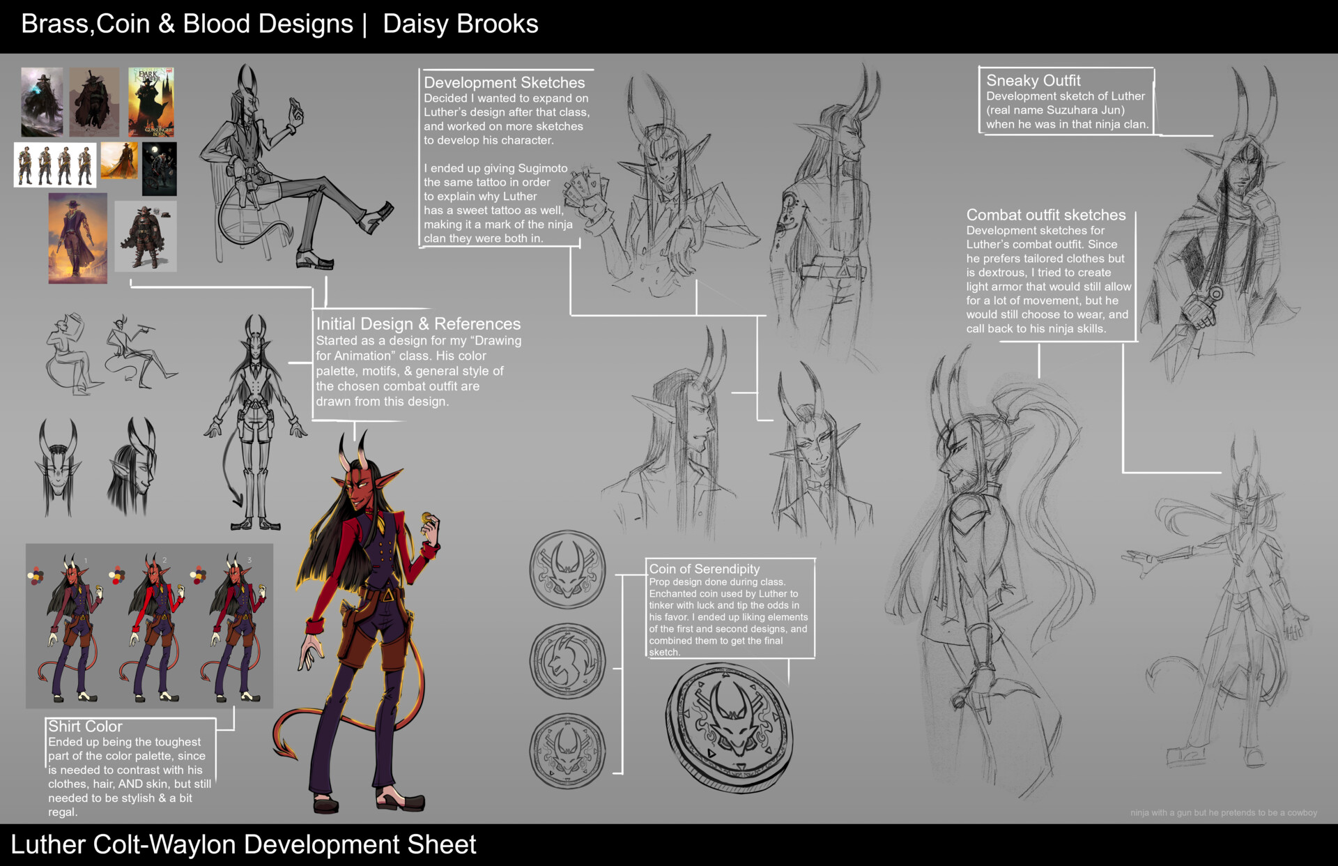 Daisy Brooks - Brass, Coin, & Blood Designs