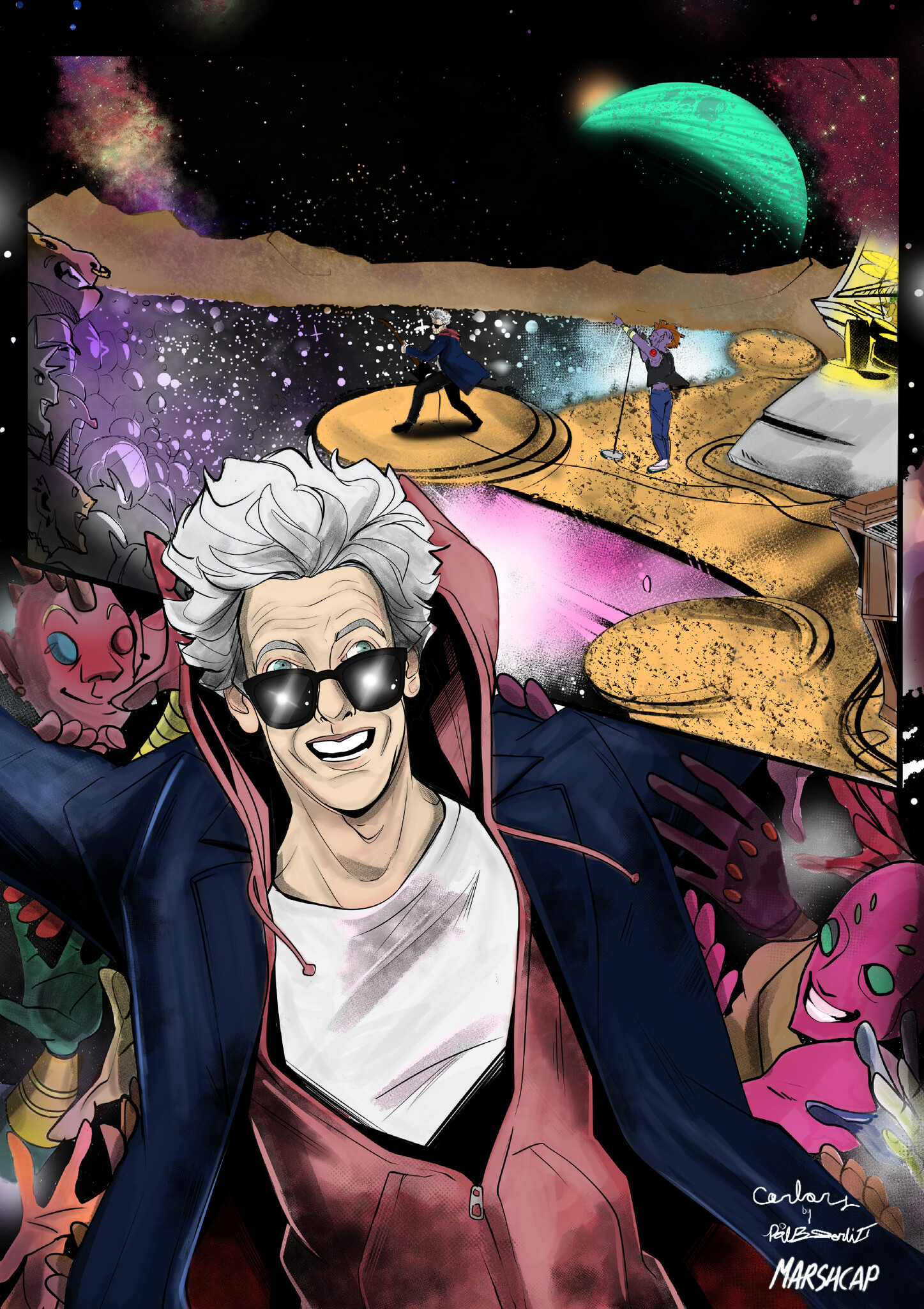 ArtStation - Colored Unofficial 12th Doctor Comic #1 by Marshcaps