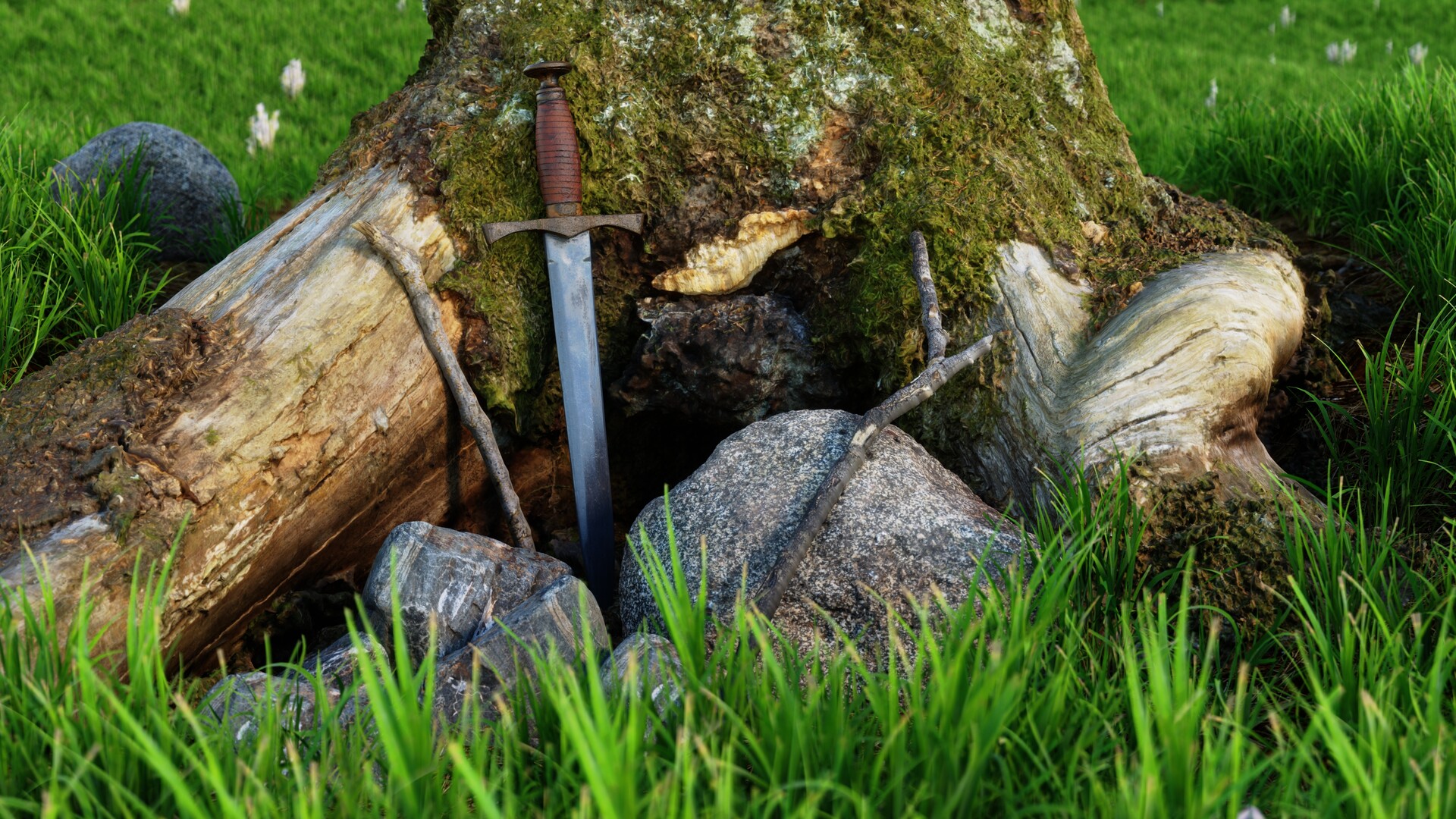 ArtStation - Tree Stump