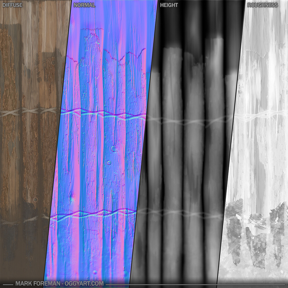 Mark Foreman - Medieval Wooden Stakes Palisade - Substance Source ...