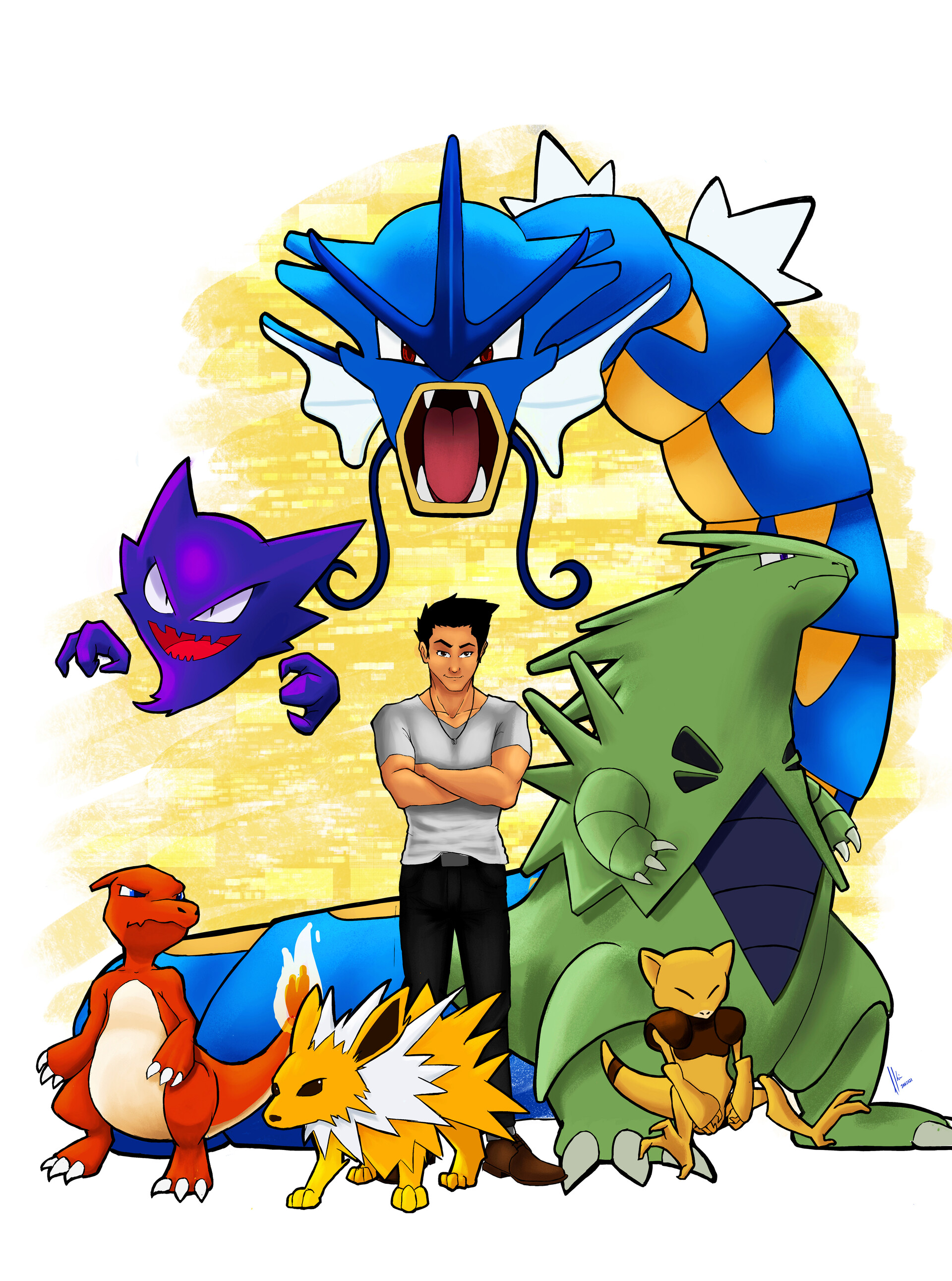 Gary Pokemon Team