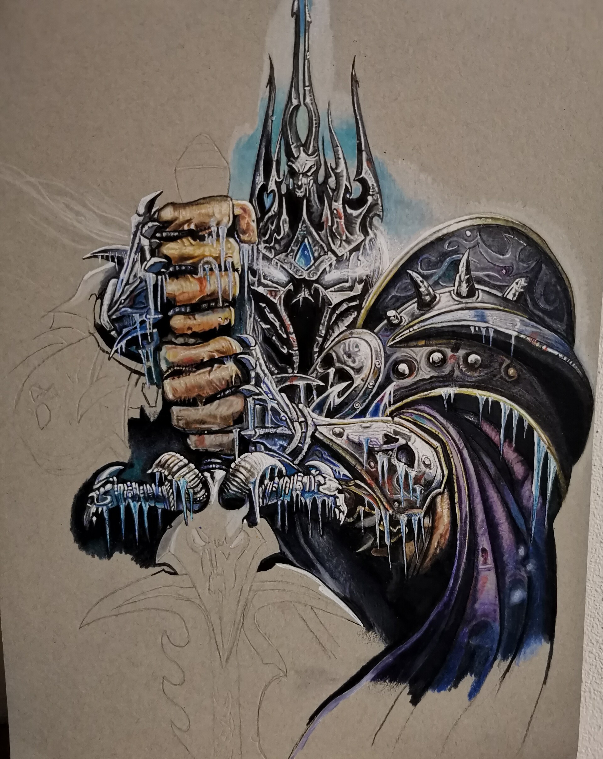 ArtStation - Lich King pt. 3