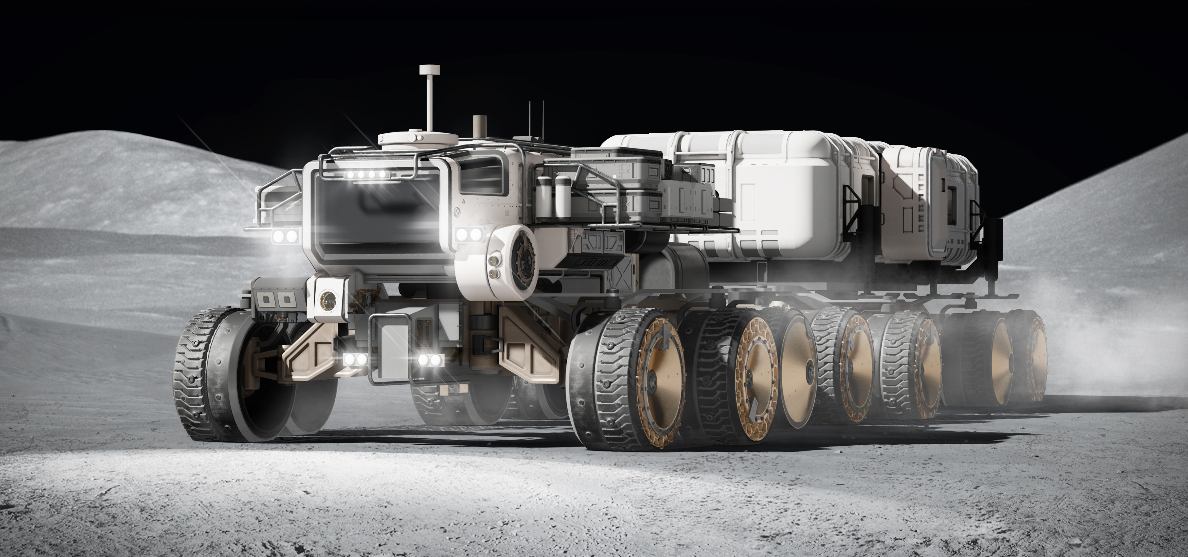 Sci Fi Moon Rover