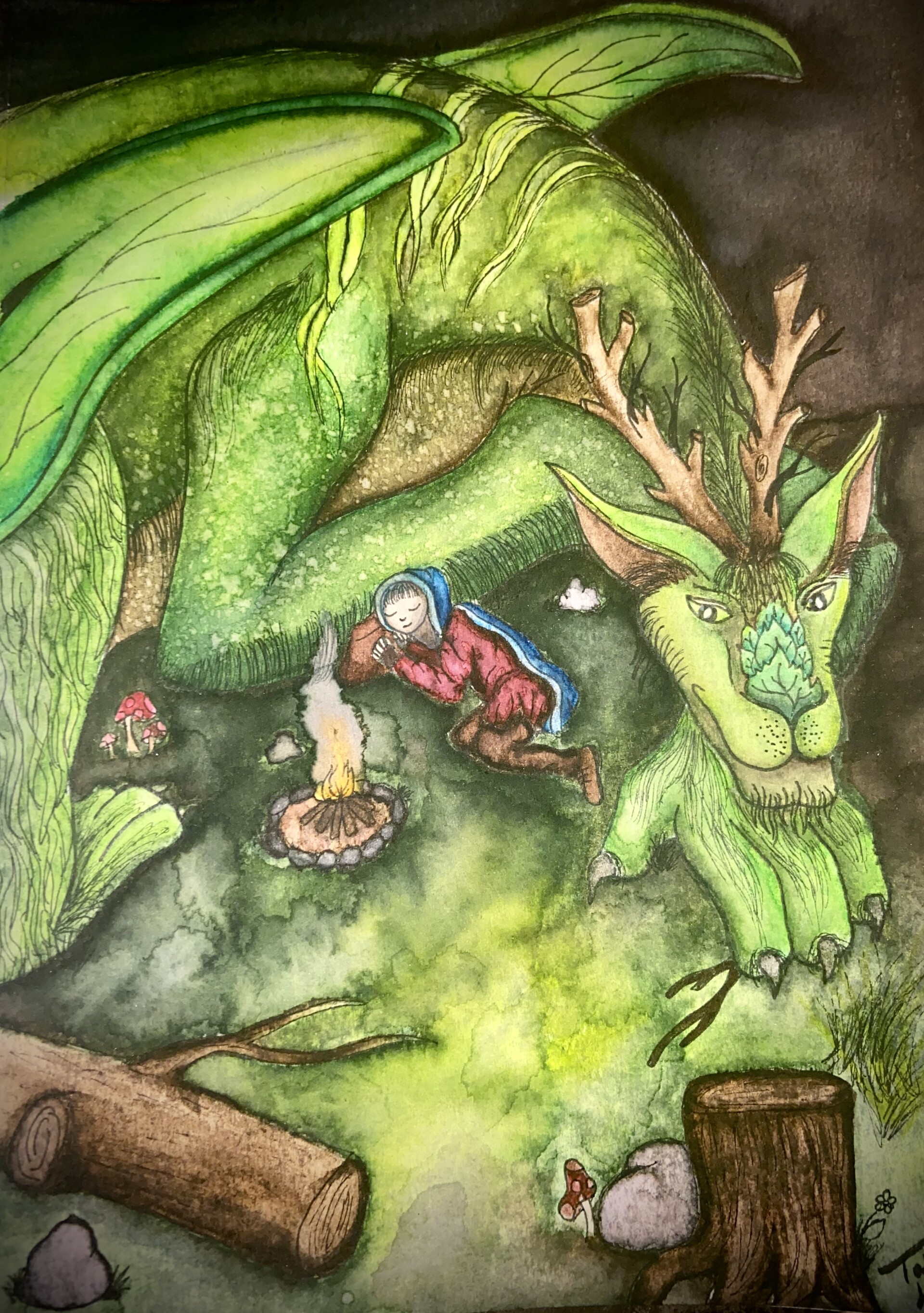 ArtStation - A dragons protection