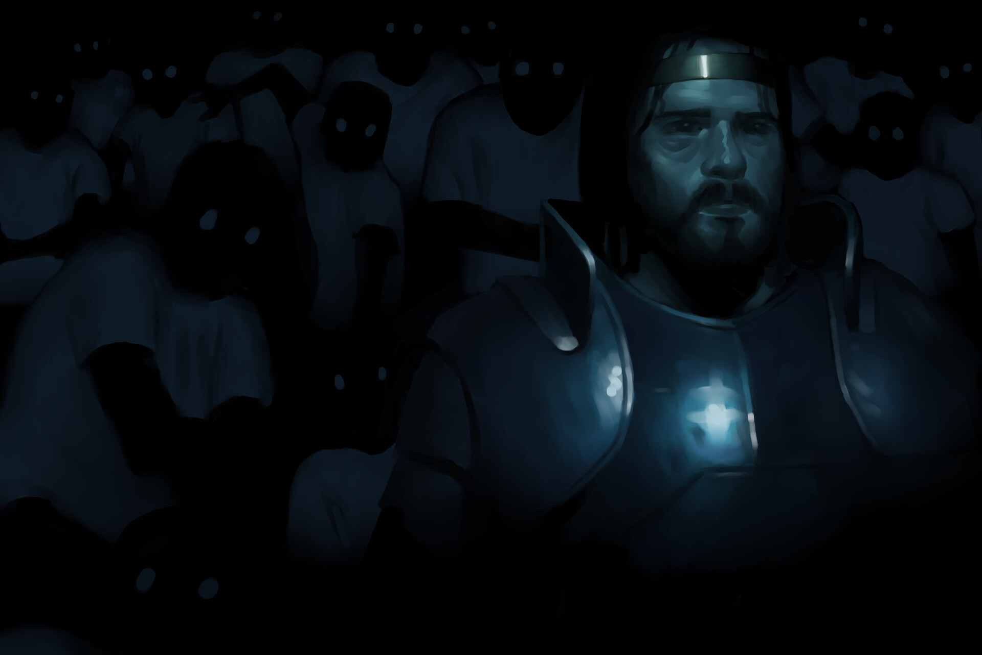 ArtStation - Blue Dungeon Illustration