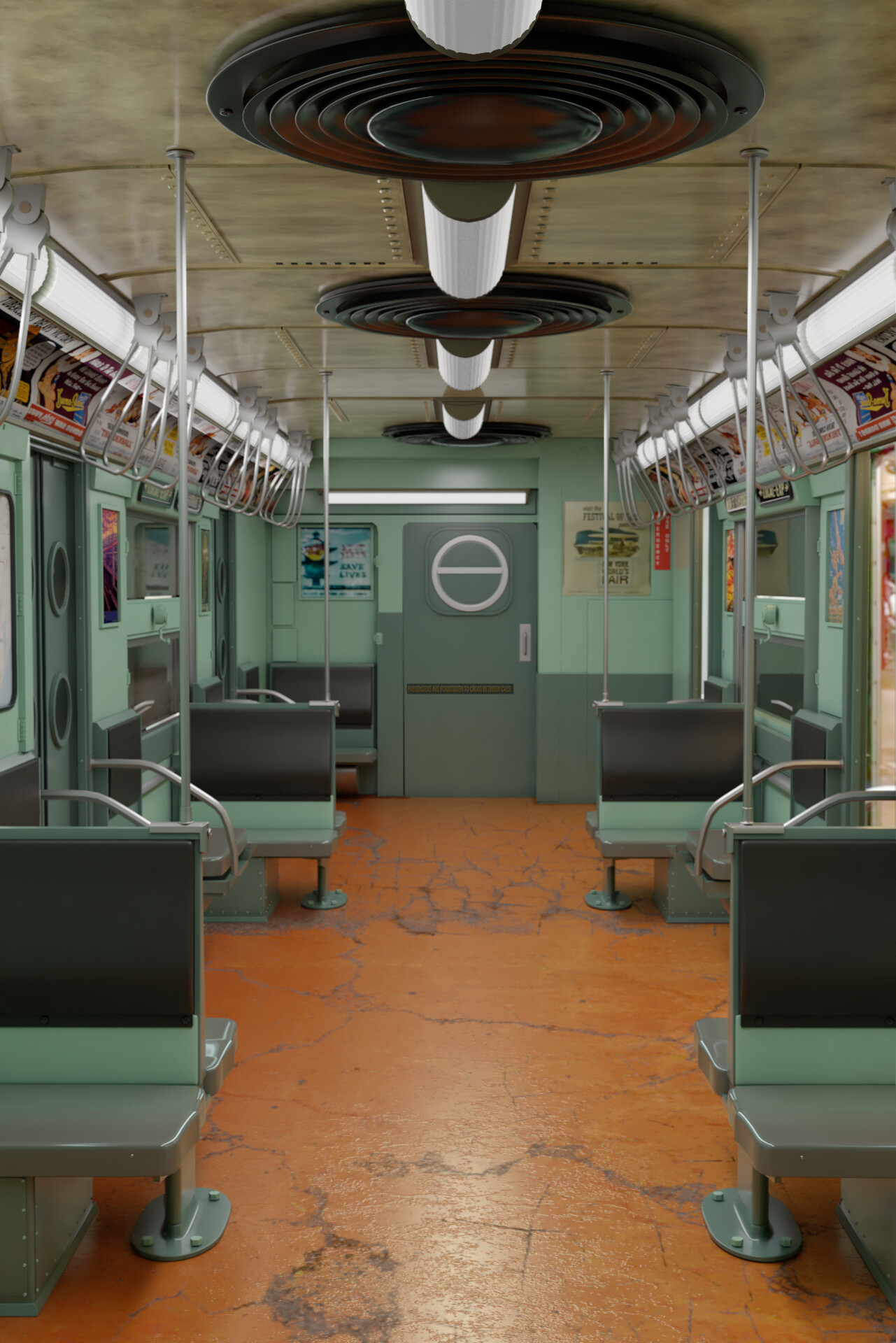 ArtStation - New York City Retro Subway