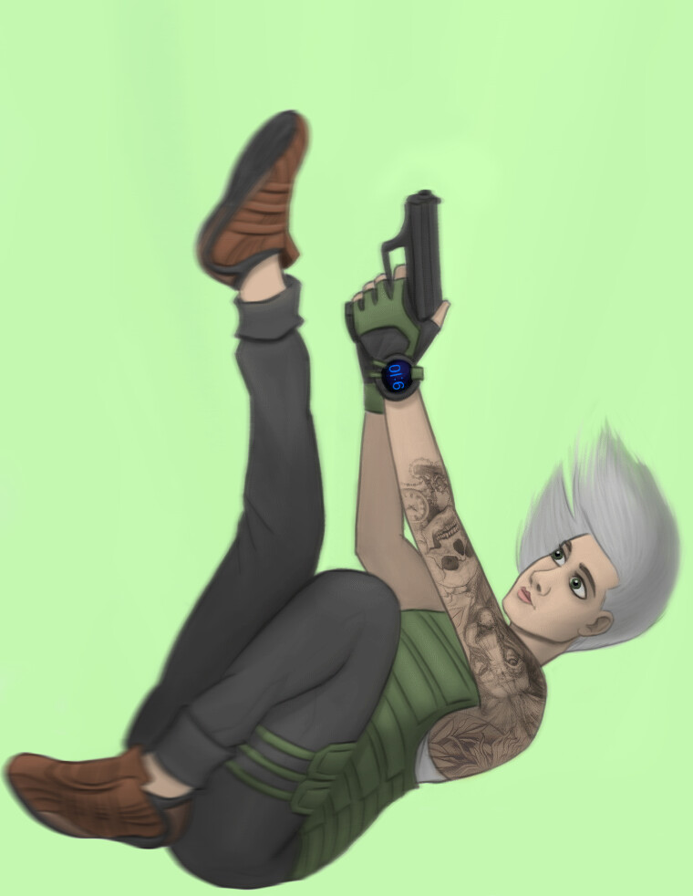 ArtStation - Falling Girl