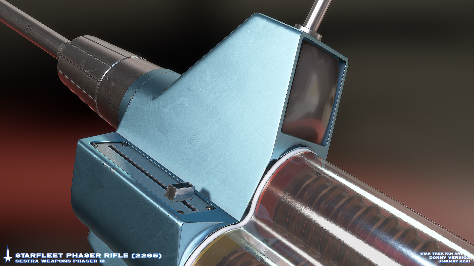 Donny Versiga - Starfleet Phaser Rifle - Star Trek: The Original Series