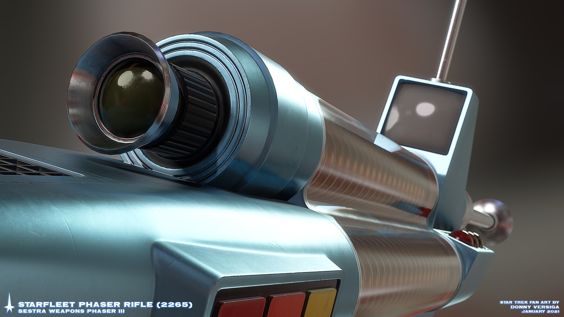 Donny Versiga - Starfleet Phaser Rifle - Star Trek: The Original Series