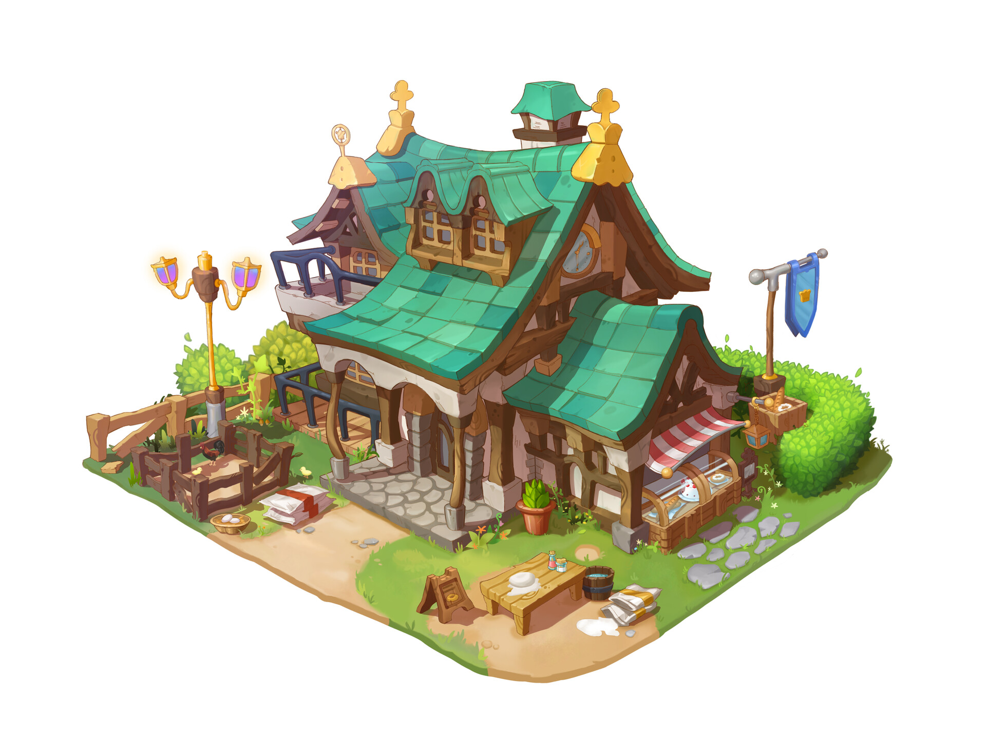 ArtStation - dessert house