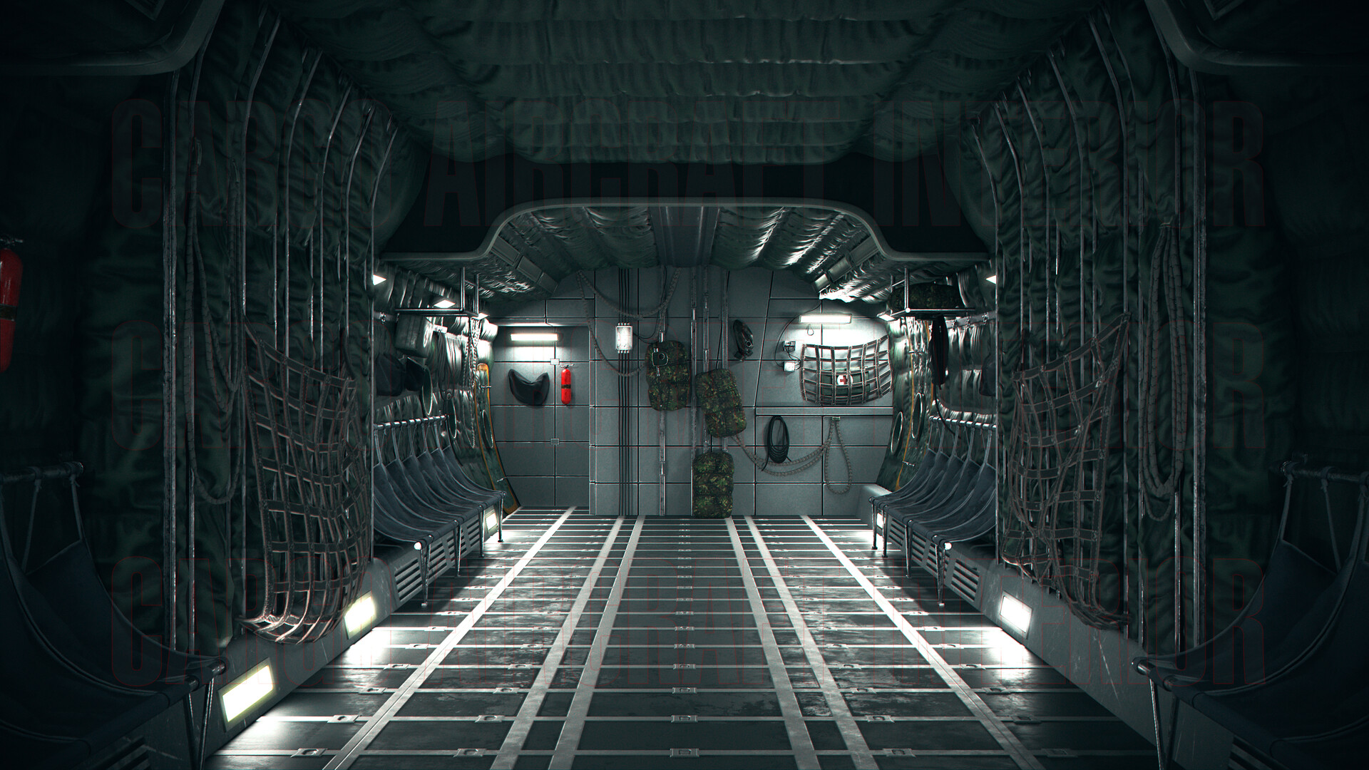 cargo plane interior