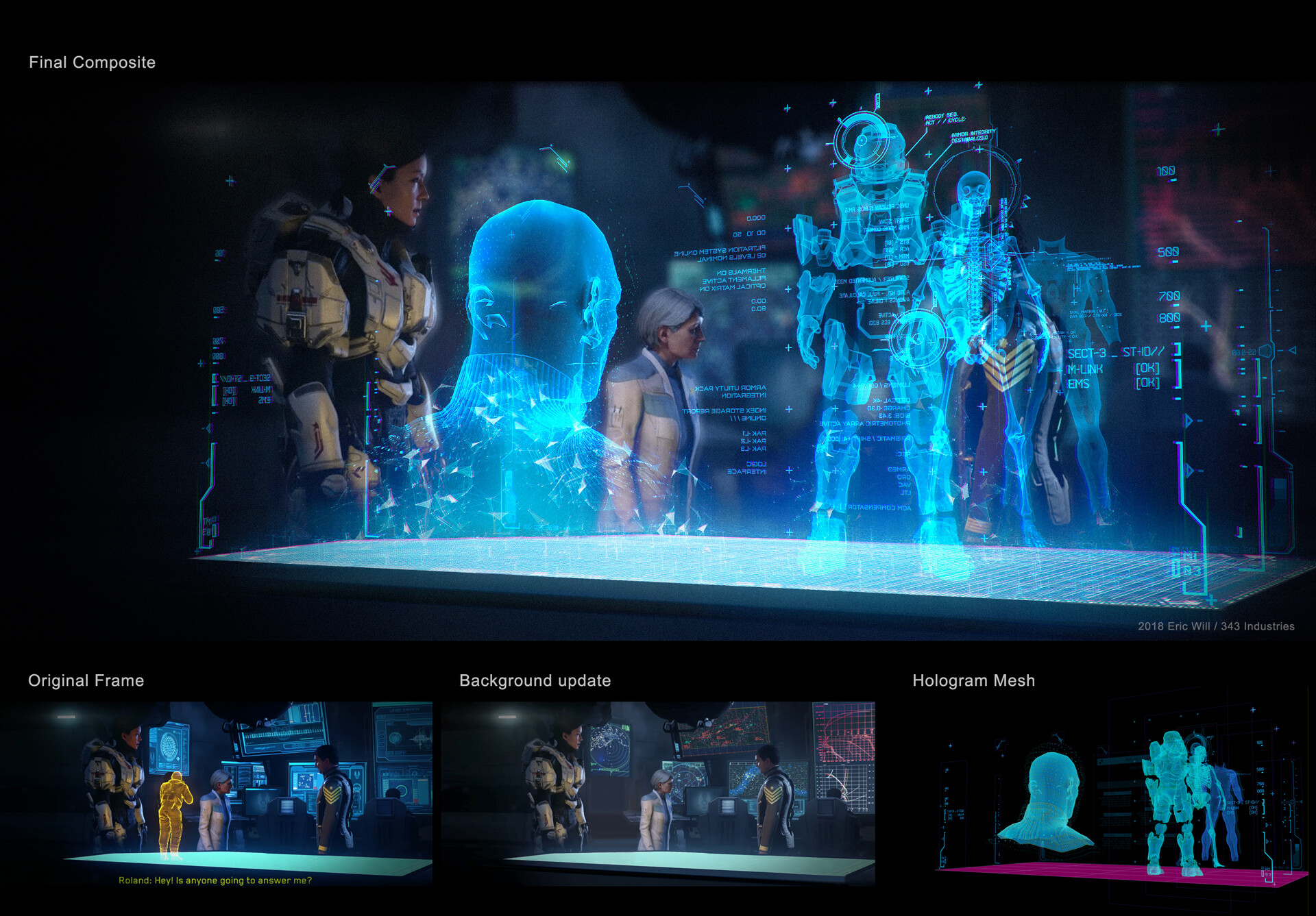 ArtStation - Holotable Retargeting & Exploration