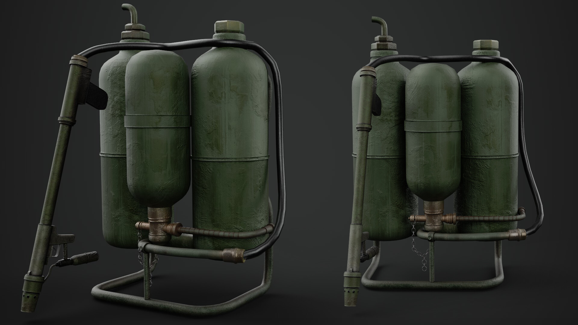 ArtStation - Flamethrower WW2