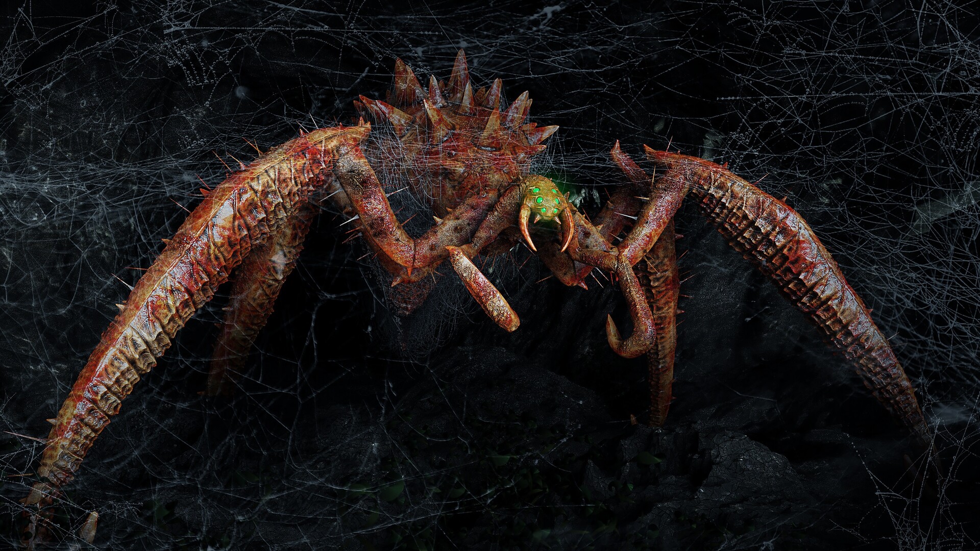 ArtStation - Nerscylla, the Shadow Spider