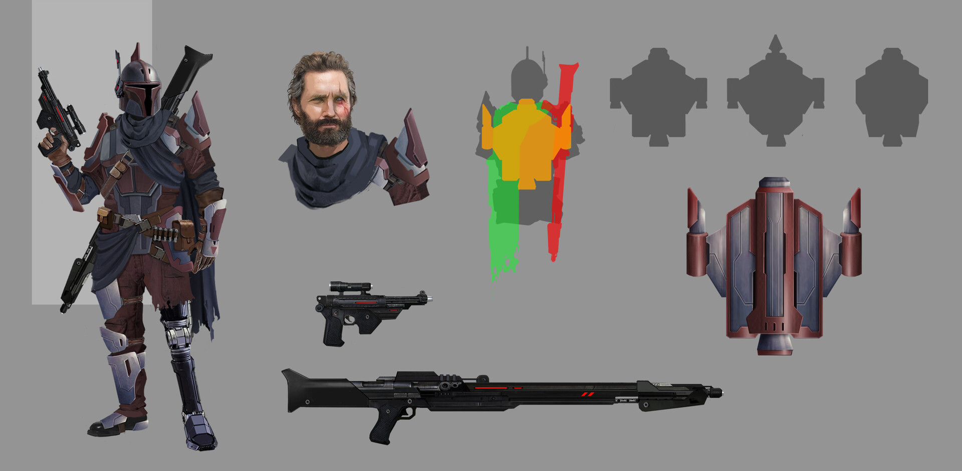 ArtStation - Concept art / Mandalorian