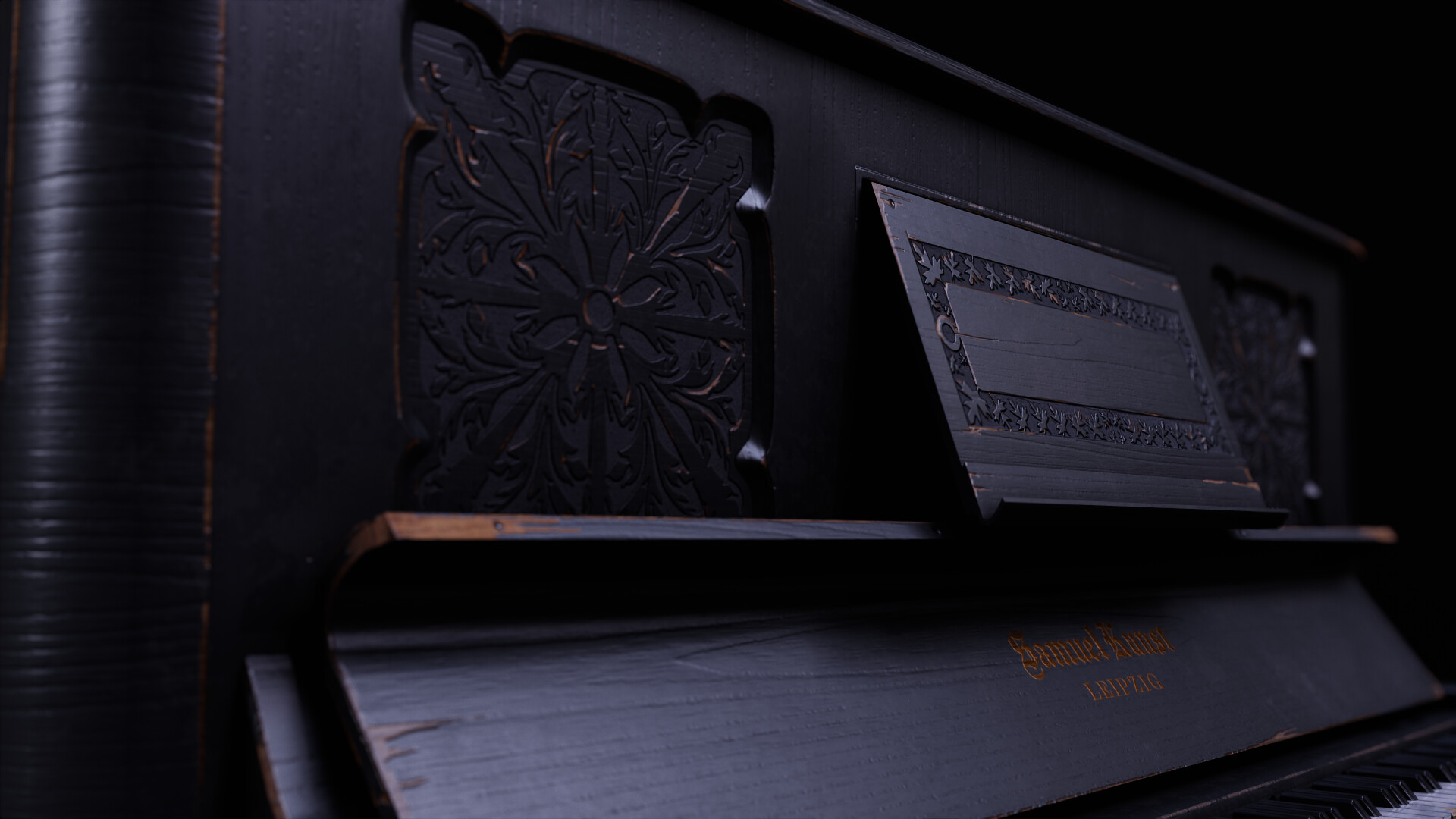 Victor Hugo Borges - Upright Grand Piano, WW2 Era