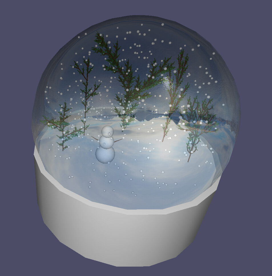Francesca Armstrong - Interactive Snowglobe with L-System Trees