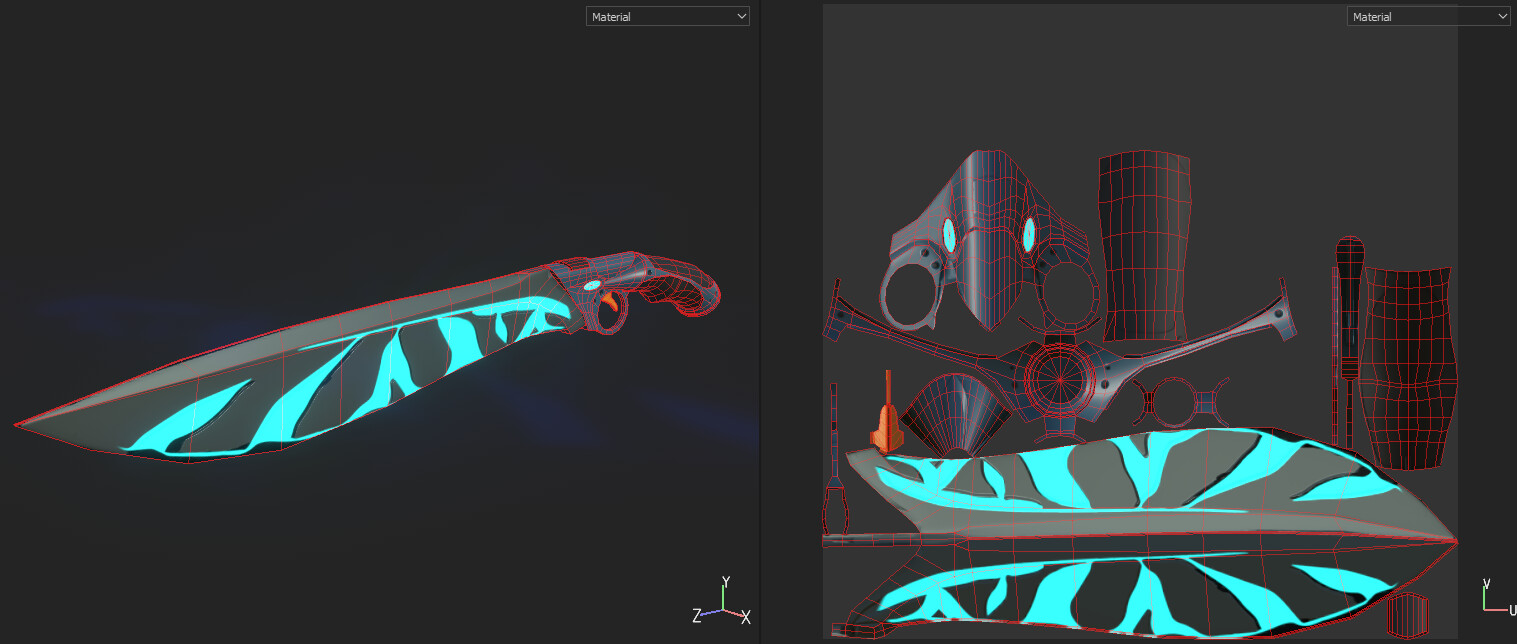 ArtStation - Scifi Glowy Sword
