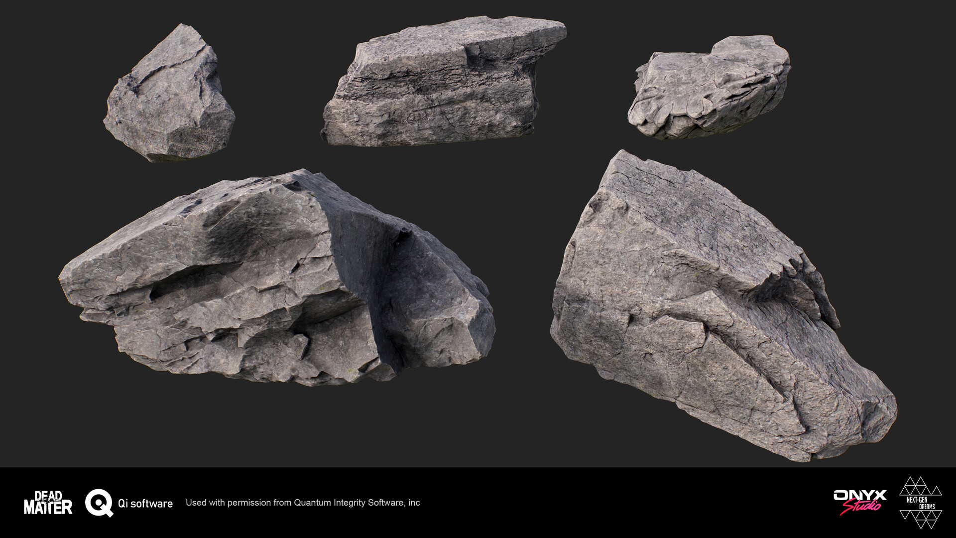 Next-Gen Dreams 3D - Rock and Cliff Face Kit Dead Matter