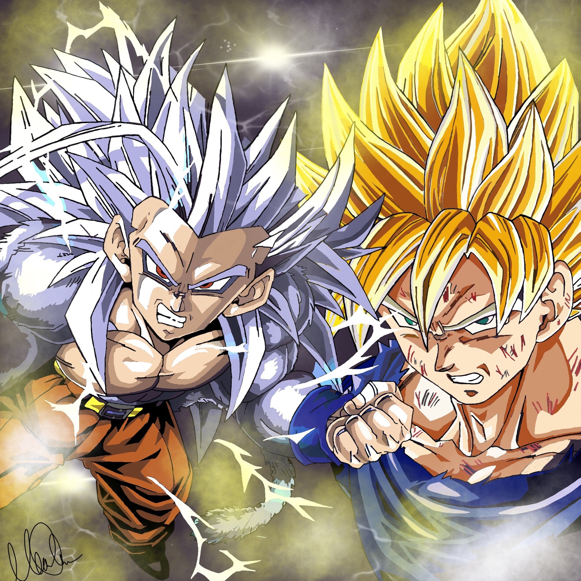 ArtStation - Feeling some dragon ball z 🐉