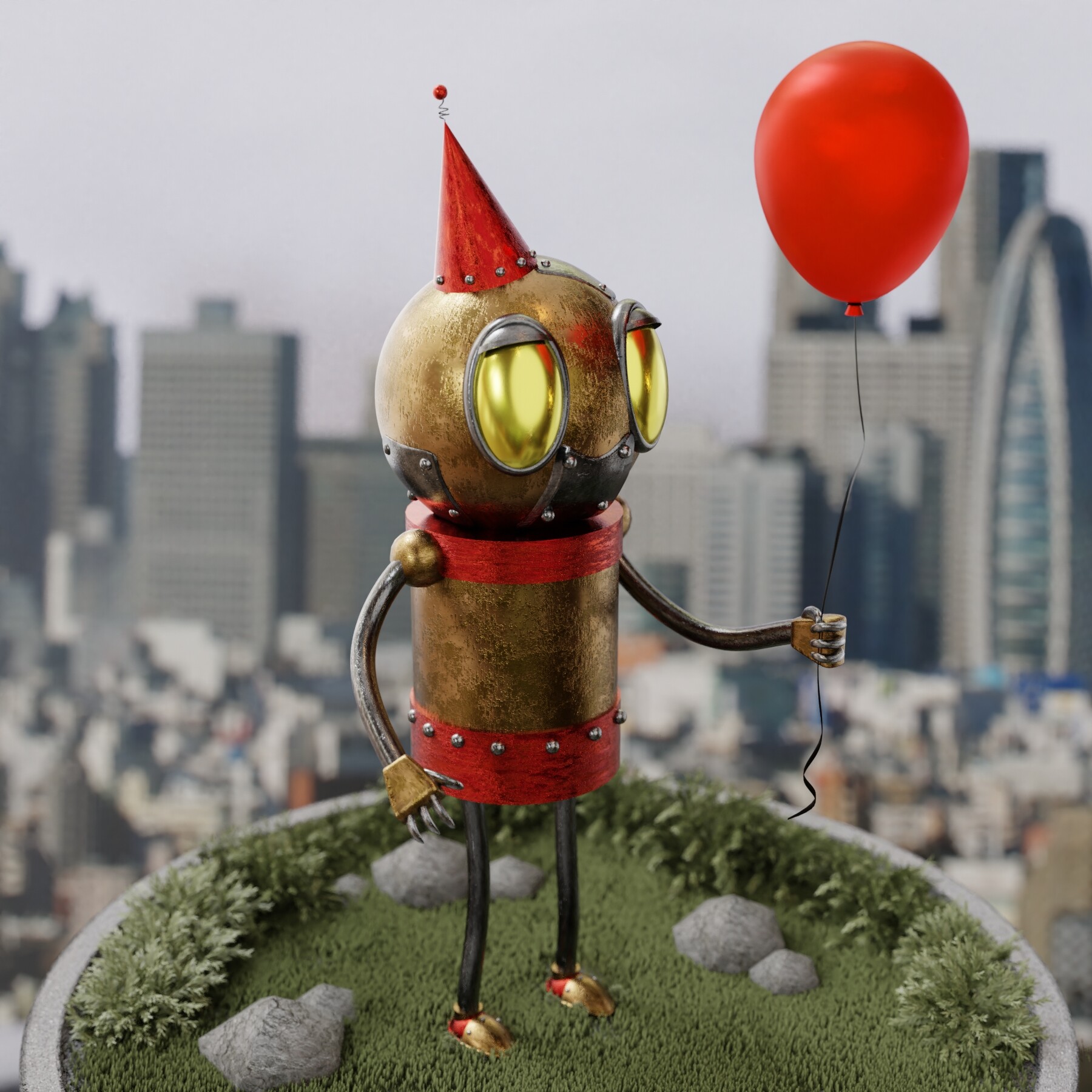 ArtStation - Birthday Bot - Fanart