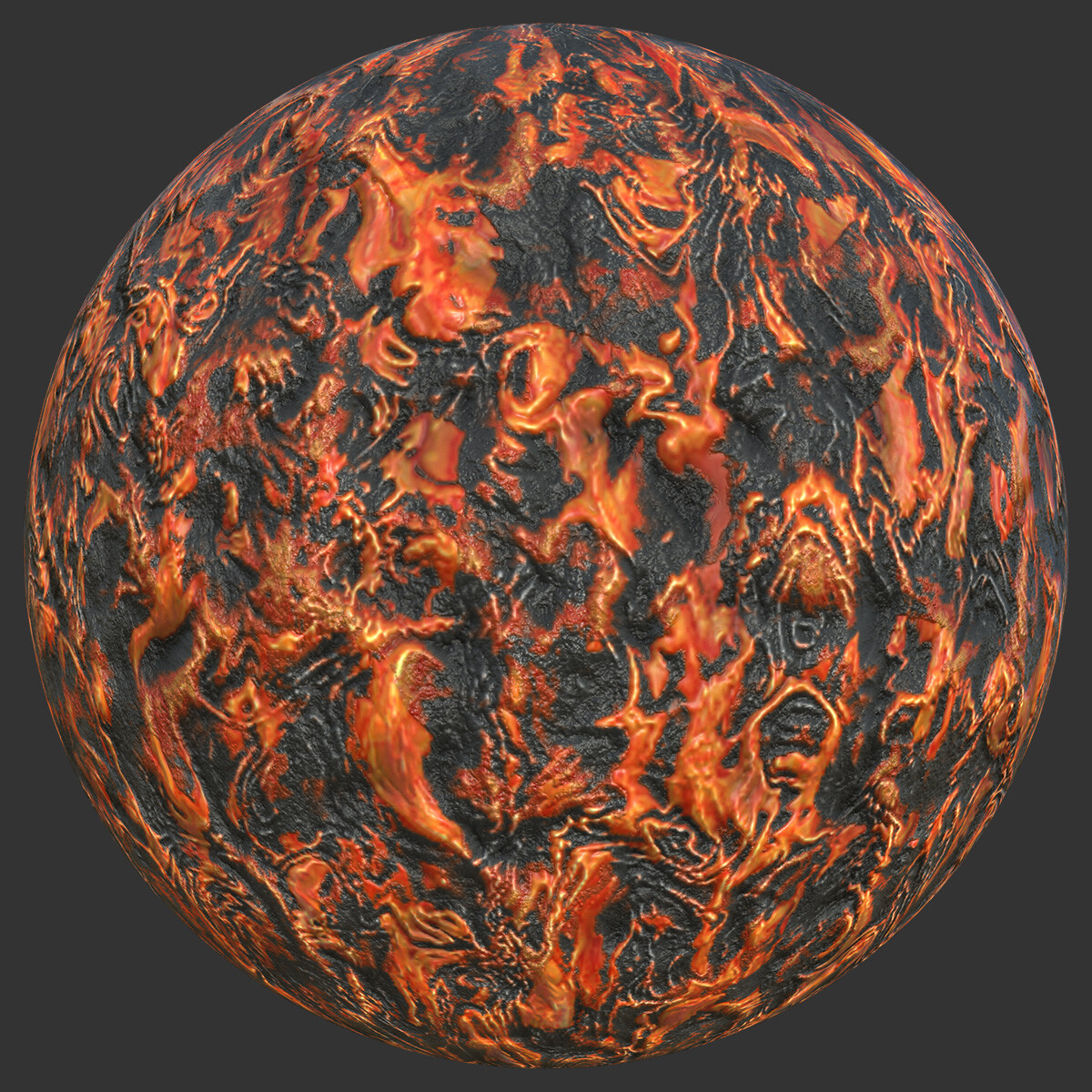 TextureCan - Lava from Volcano Eruption