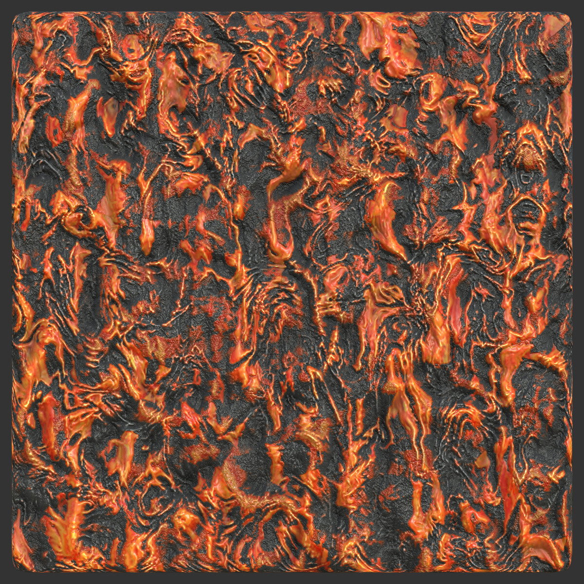 TextureCan - Lava from Volcano Eruption