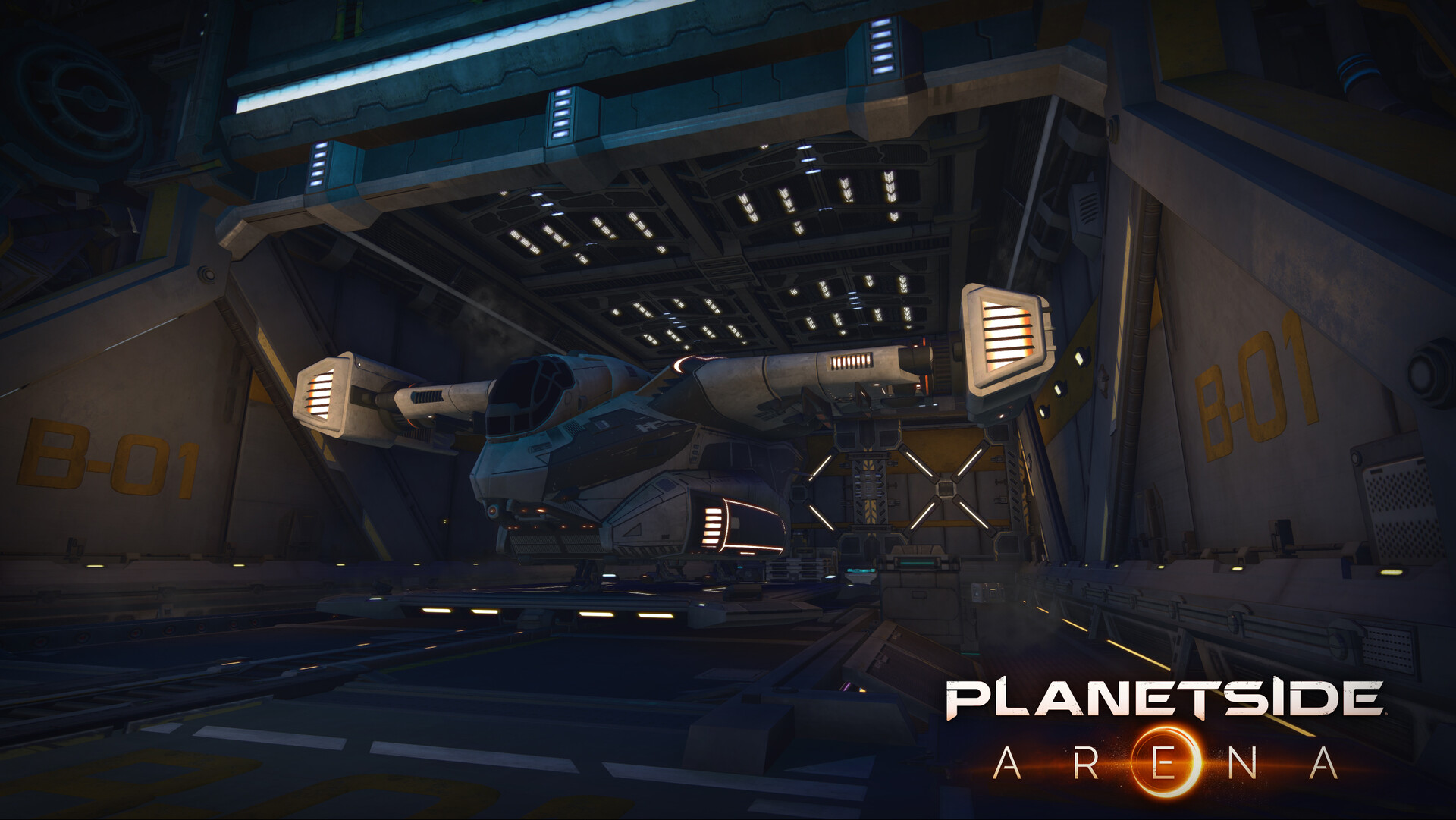 Alen Lapidis - Planetside Arena - Bastion Fleet Carrier (Interior)