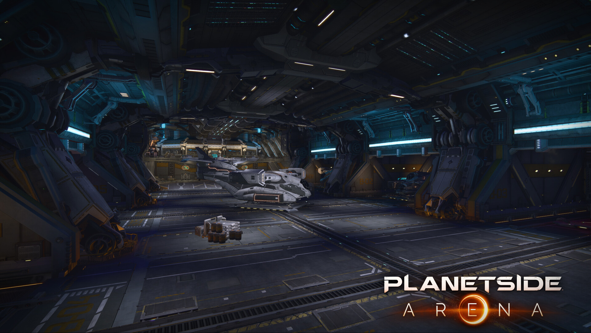 Alen Lapidis - Planetside Arena - Bastion Fleet Carrier (Interior)