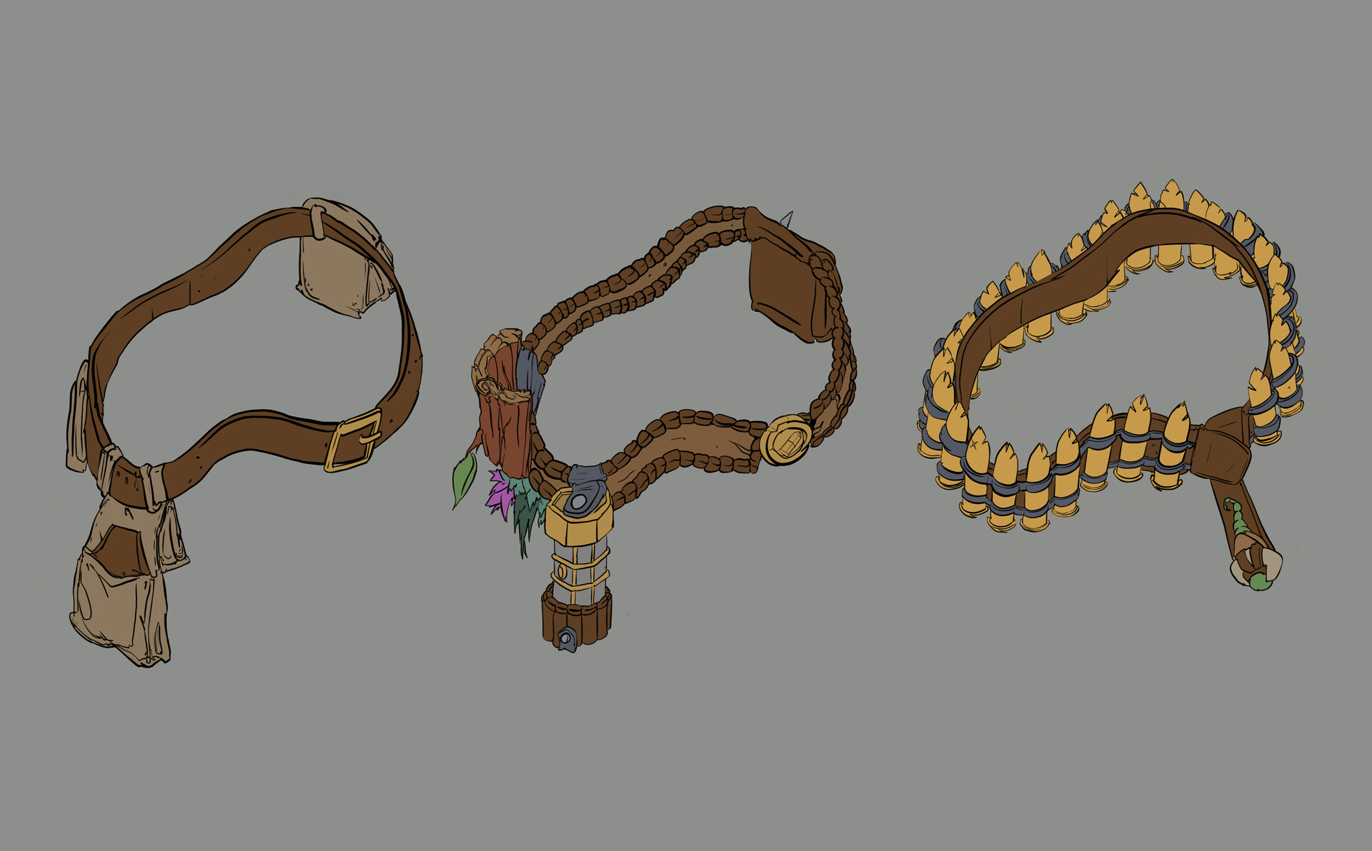 ArtStation - Game art fantacy belts