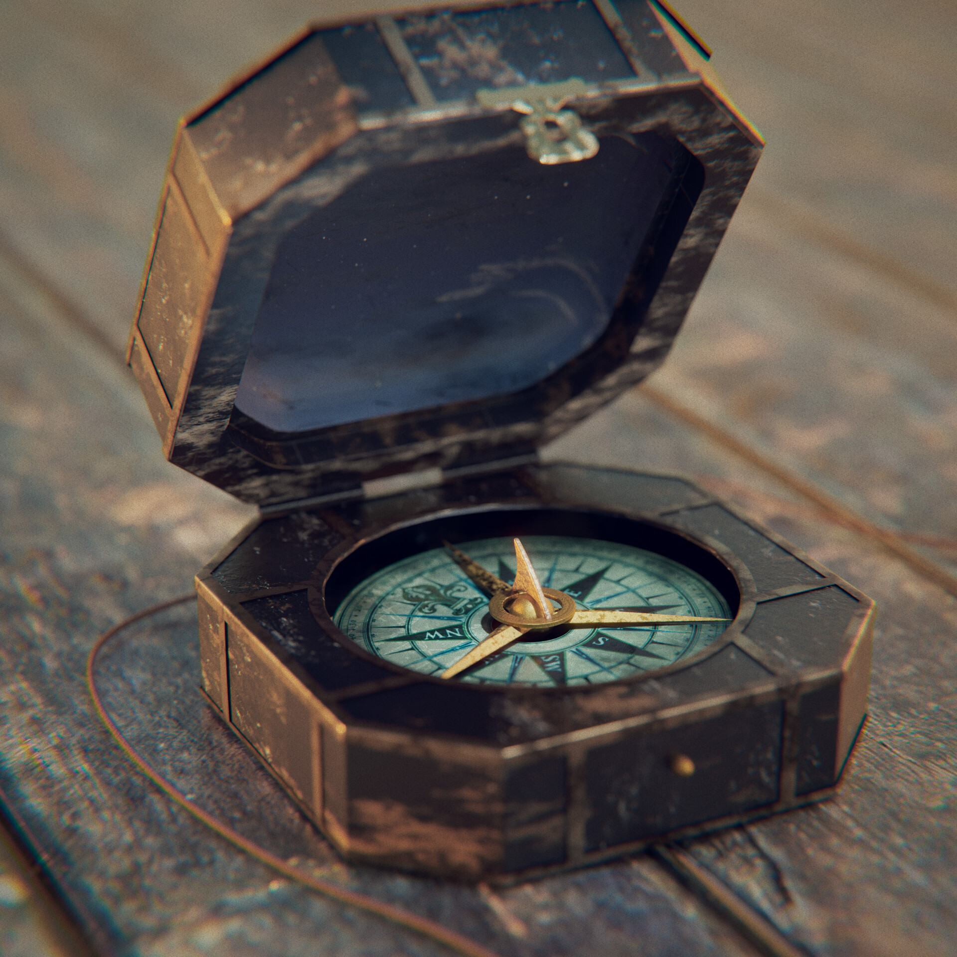 ArtStation - Compass from Pirates of the Caribbean