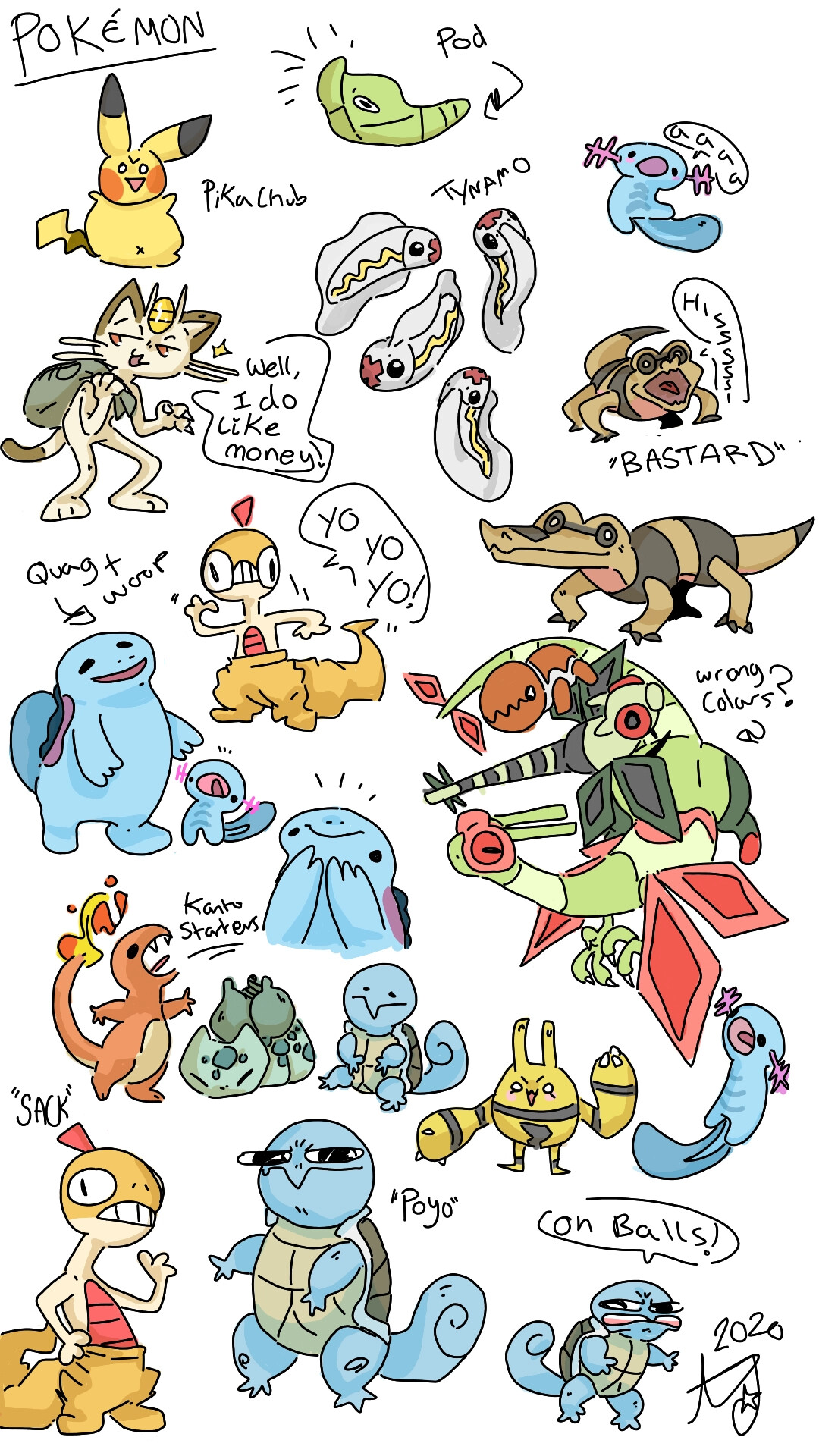 ArtStation - Pokemon doodles