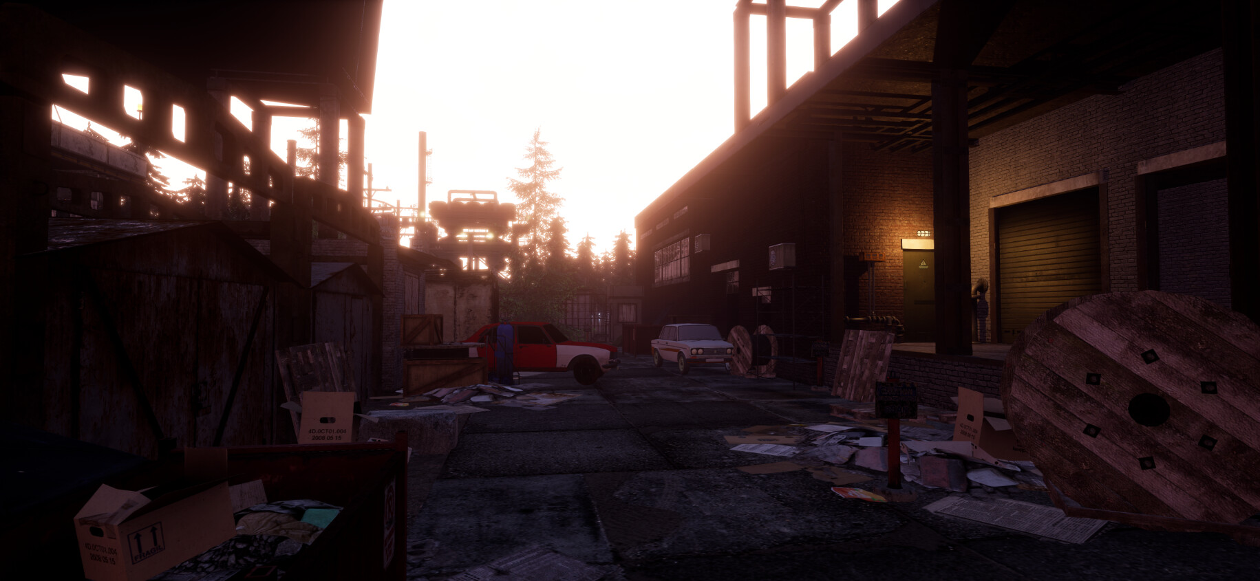 ArtStation - Level design with detailed post-apocalyptic style