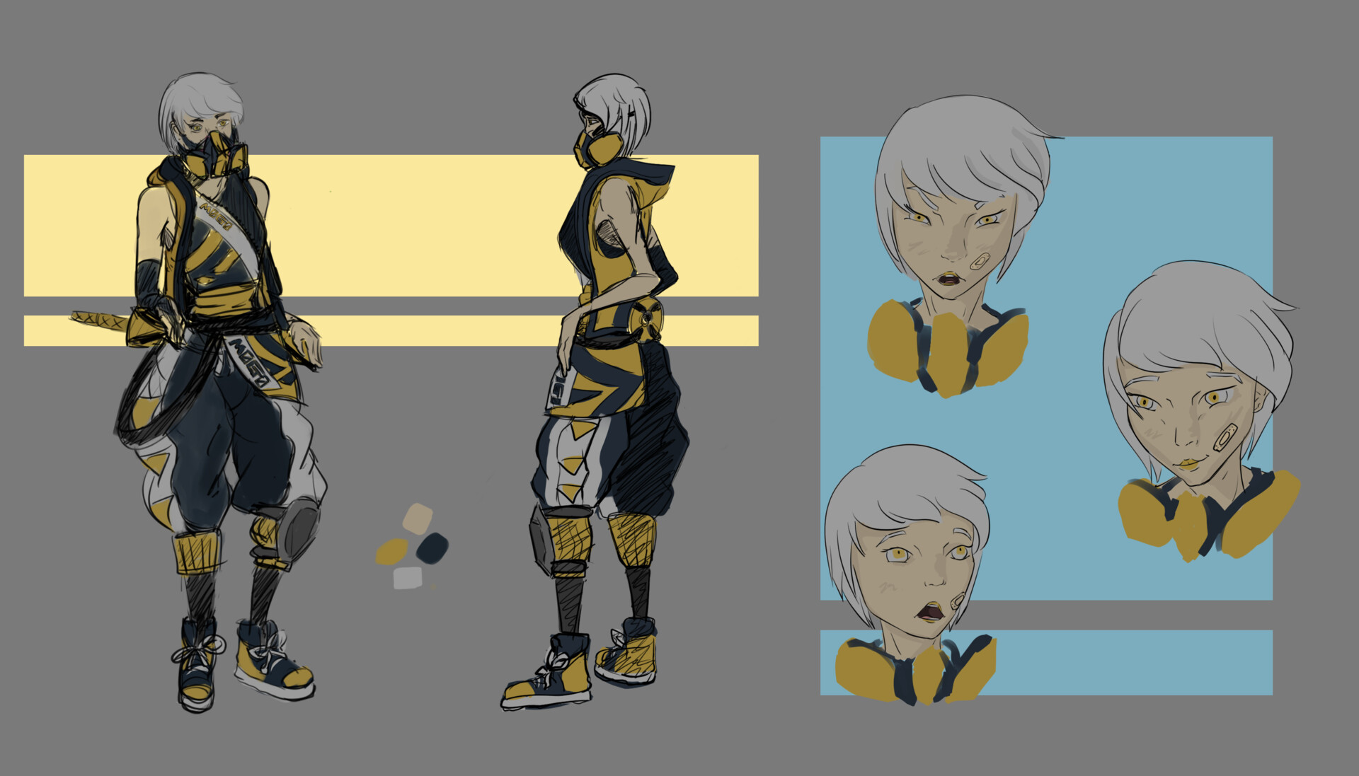 ArtStation - Graffiti Shinobi Design