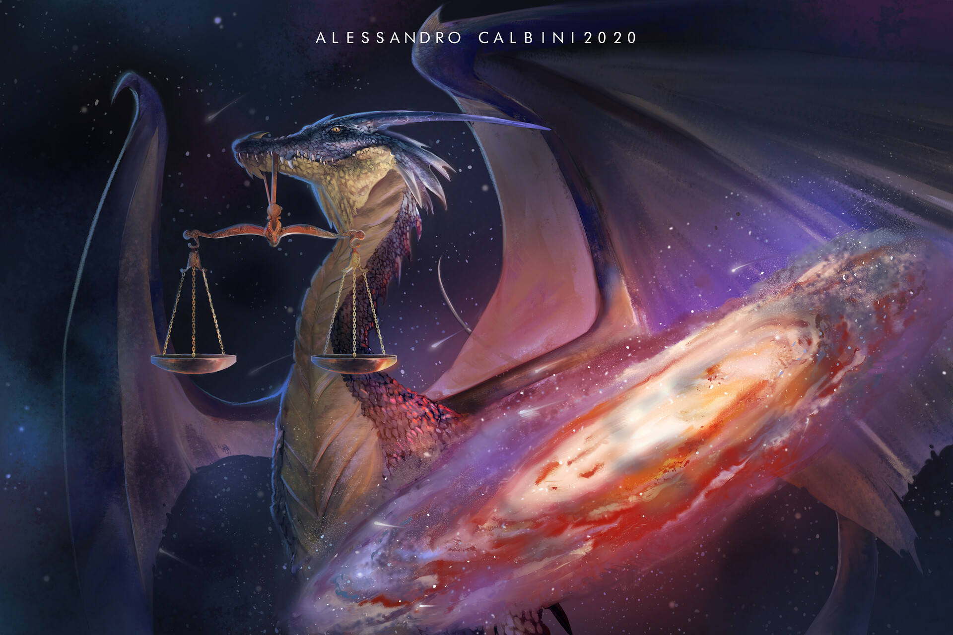 ArtStation - Lawful-Cosmic Dragon
