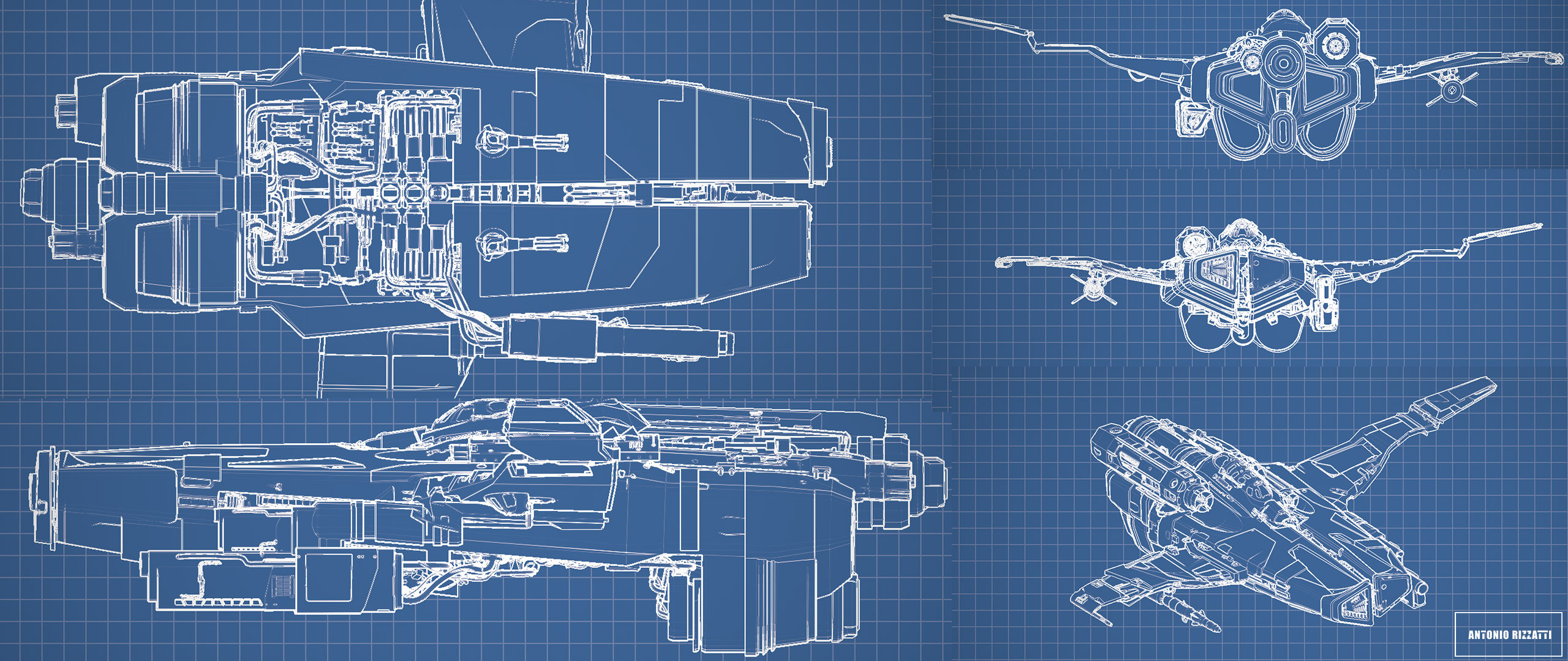 Antonio Rizzatti - Star Wars -Boba Fett Bounty Hunter Spaceship Concept ...
