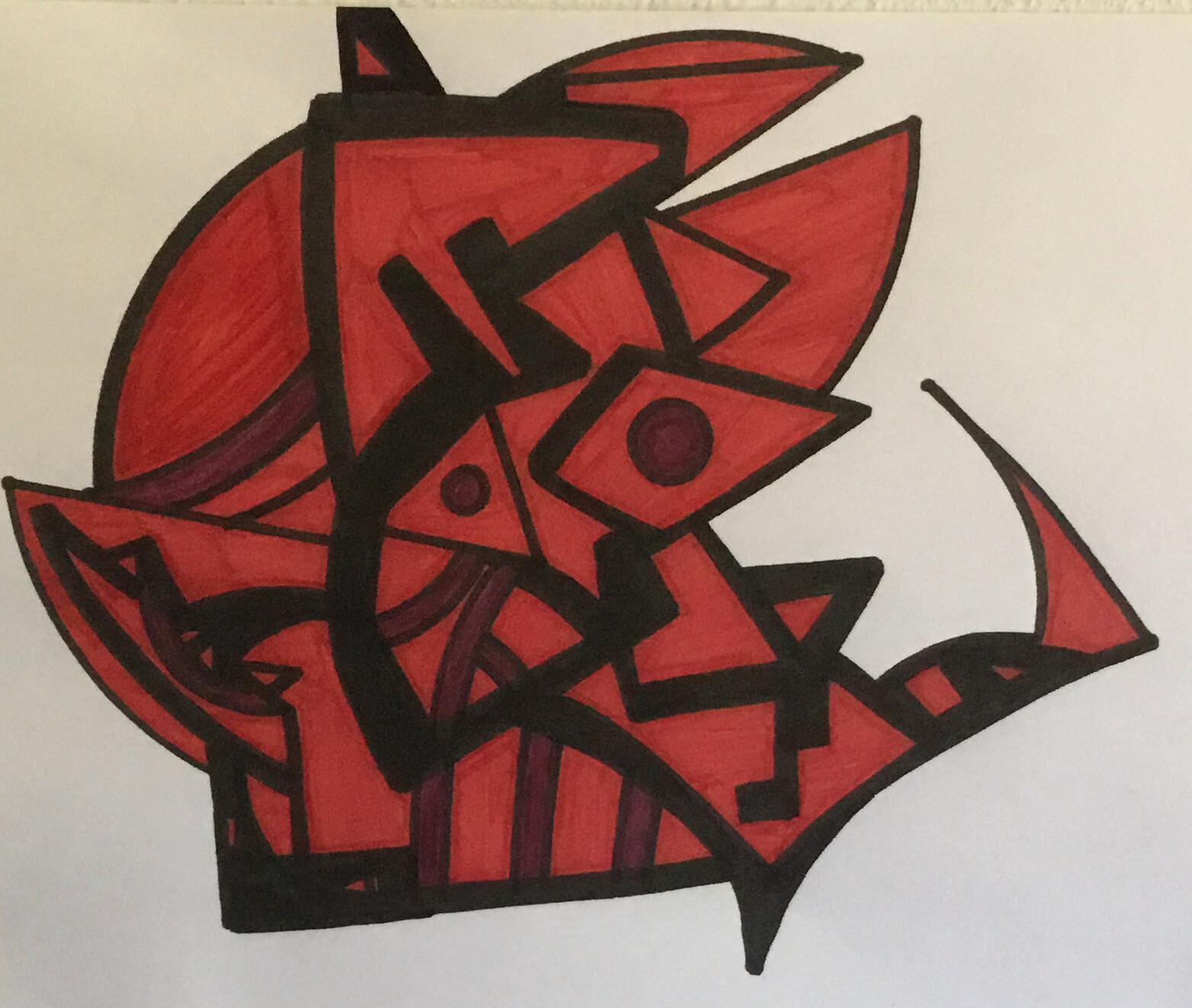 ArtStation - abstract devil head