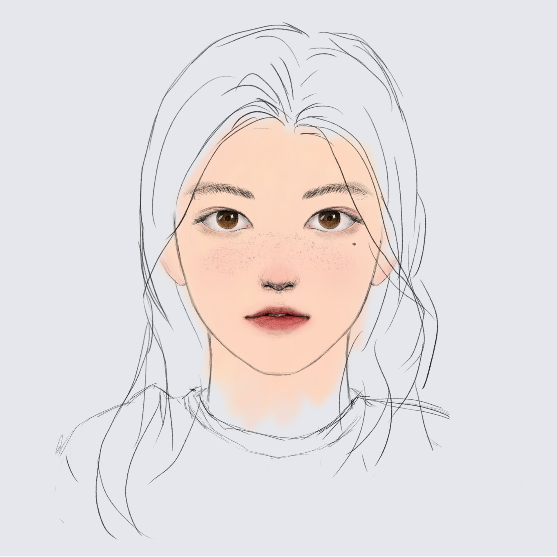 how to draw chinese girl