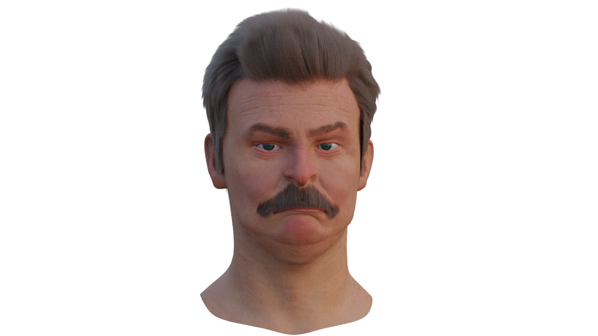 ArtStation - Ron Swanson