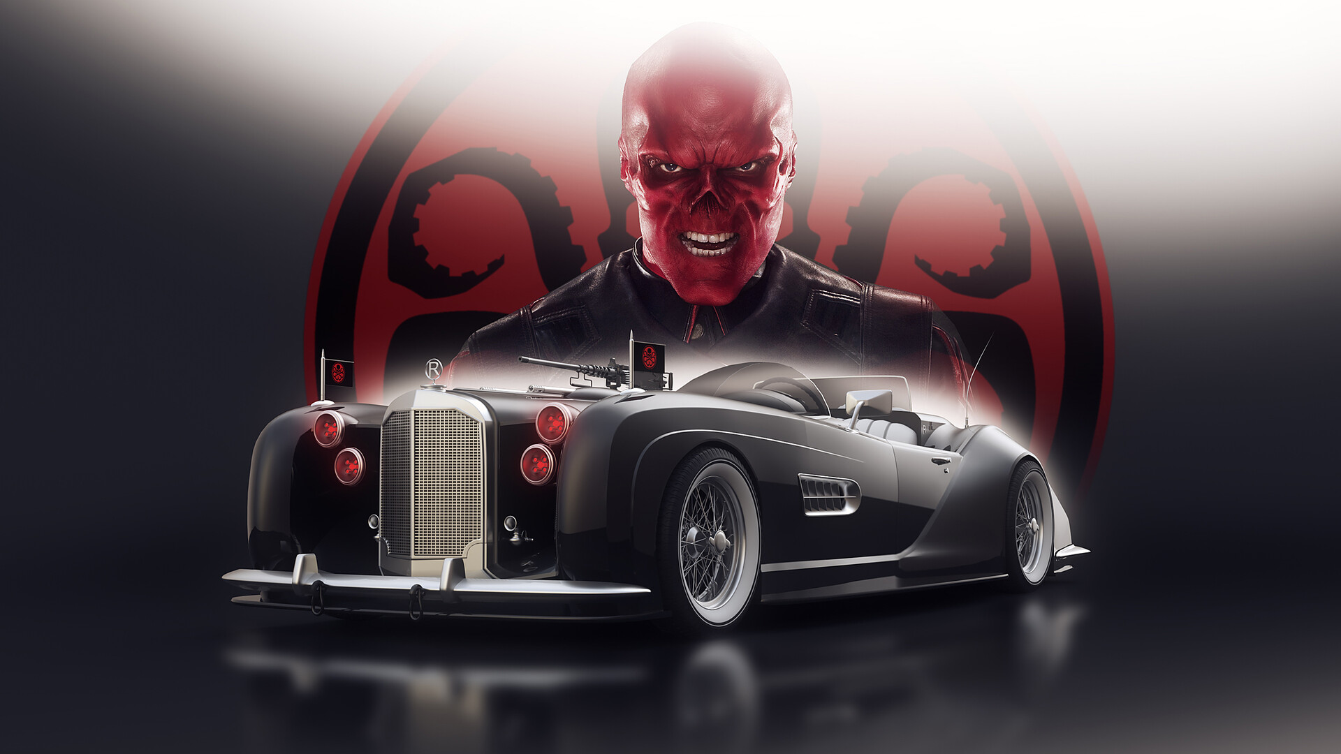Encho Enchev - The Red Skull car concept
