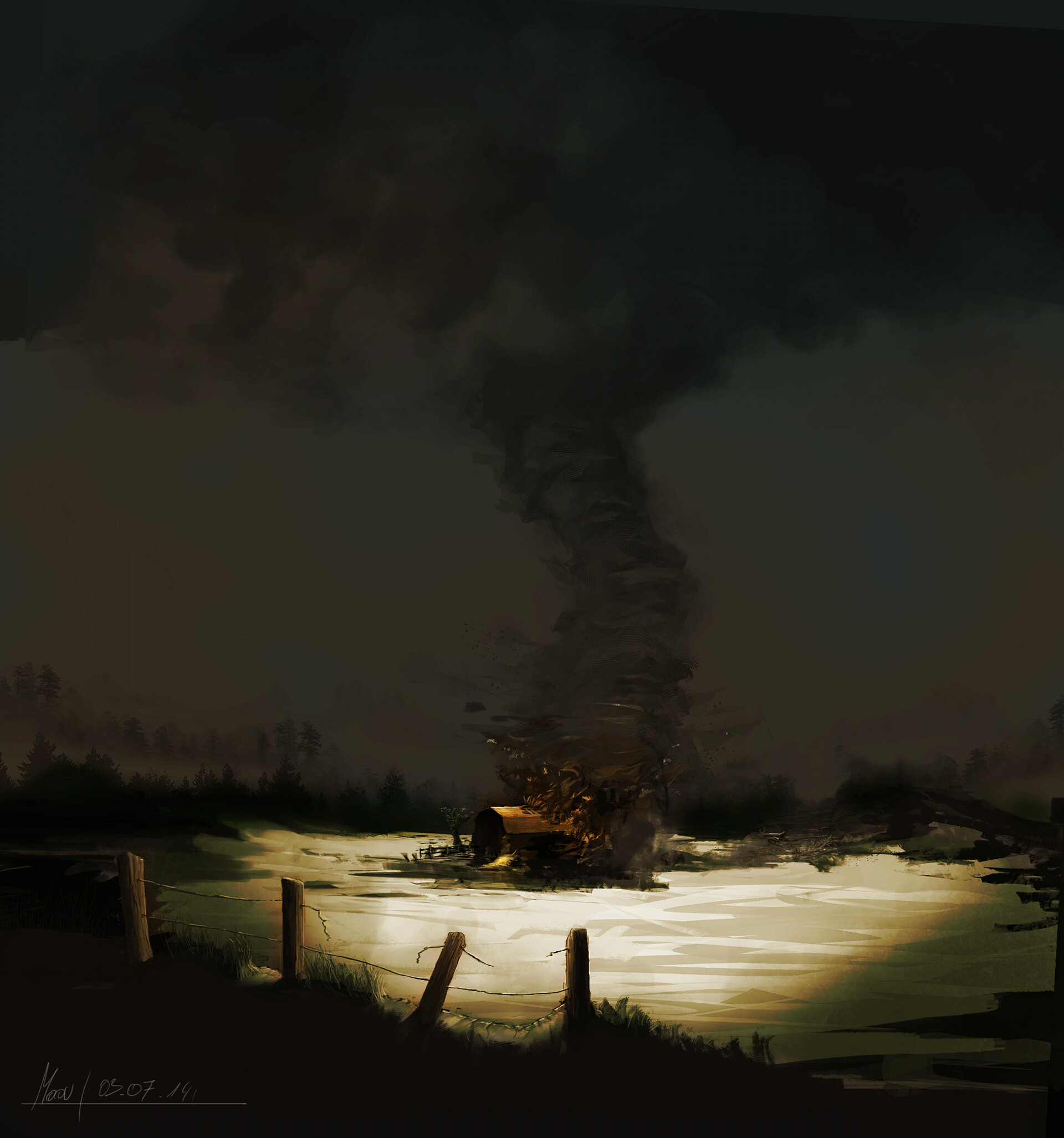 ArtStation - Tornado_Village