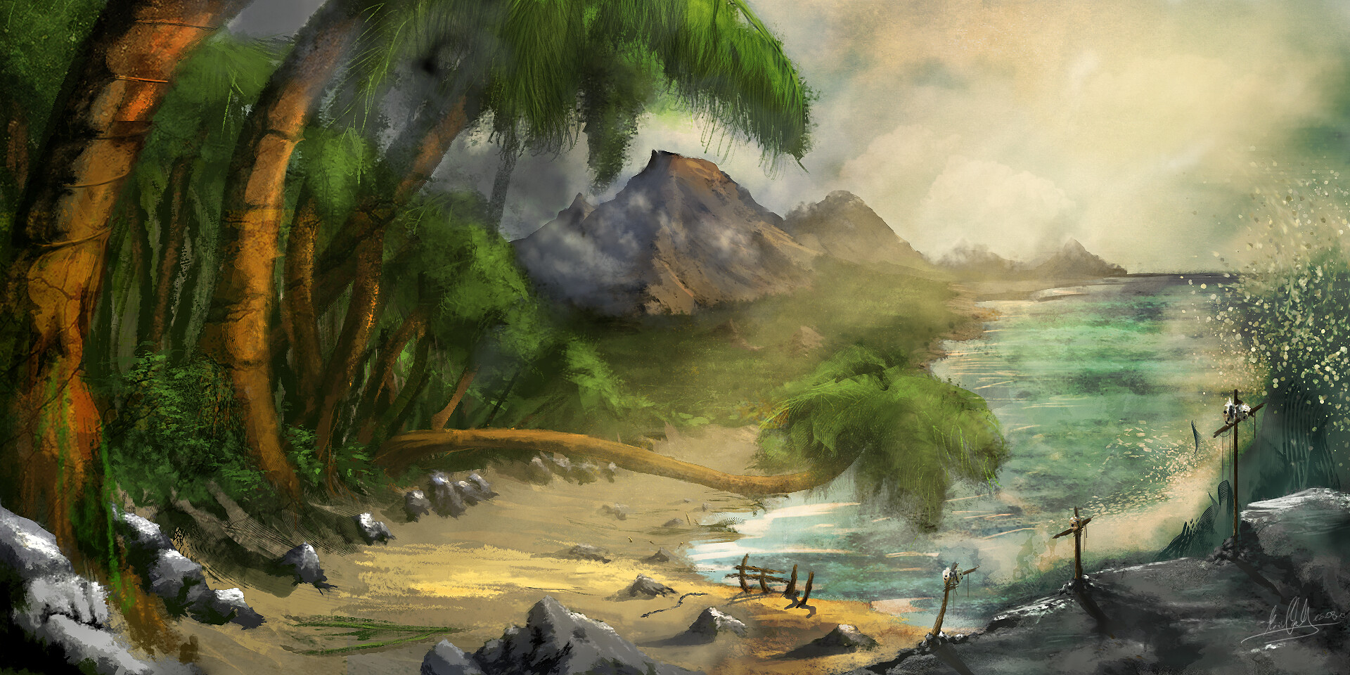 ArtStation - Tropical_island