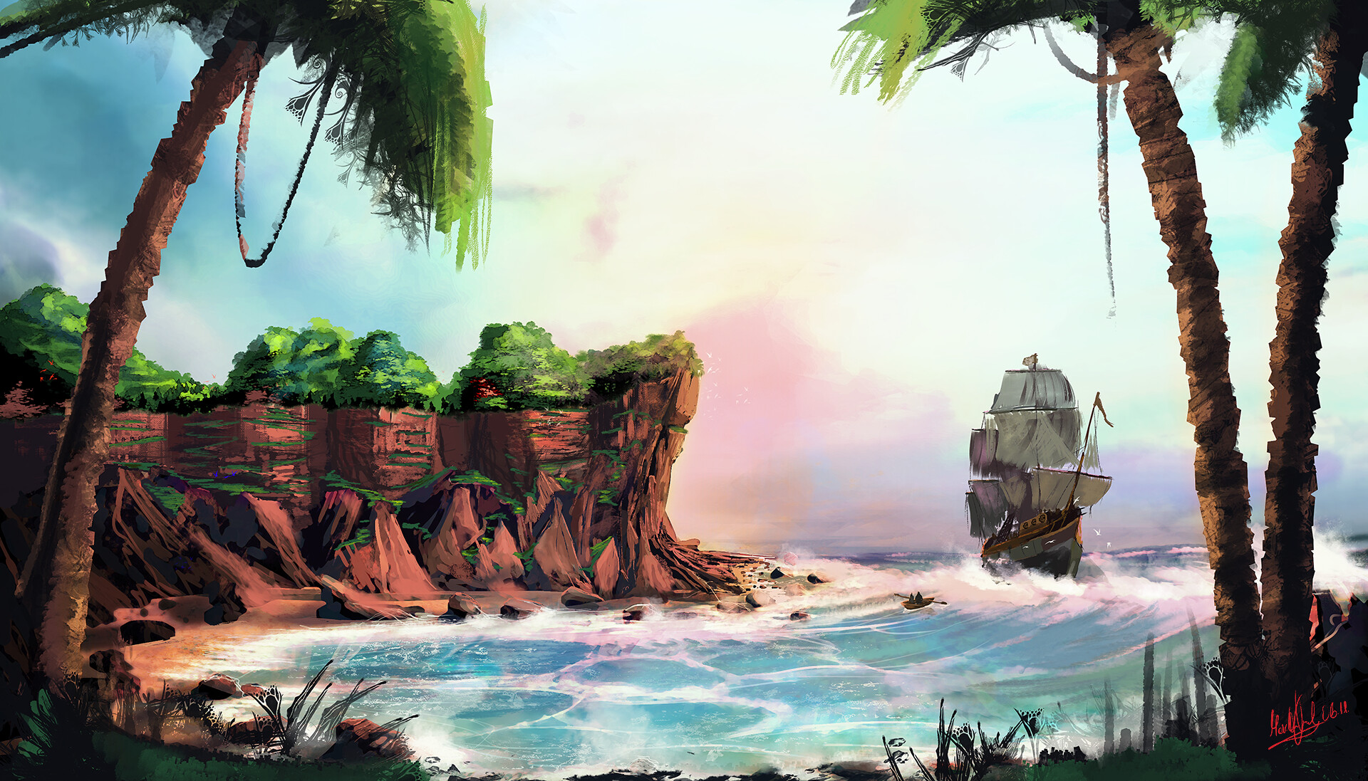 ArtStation - Caribbean_Sea