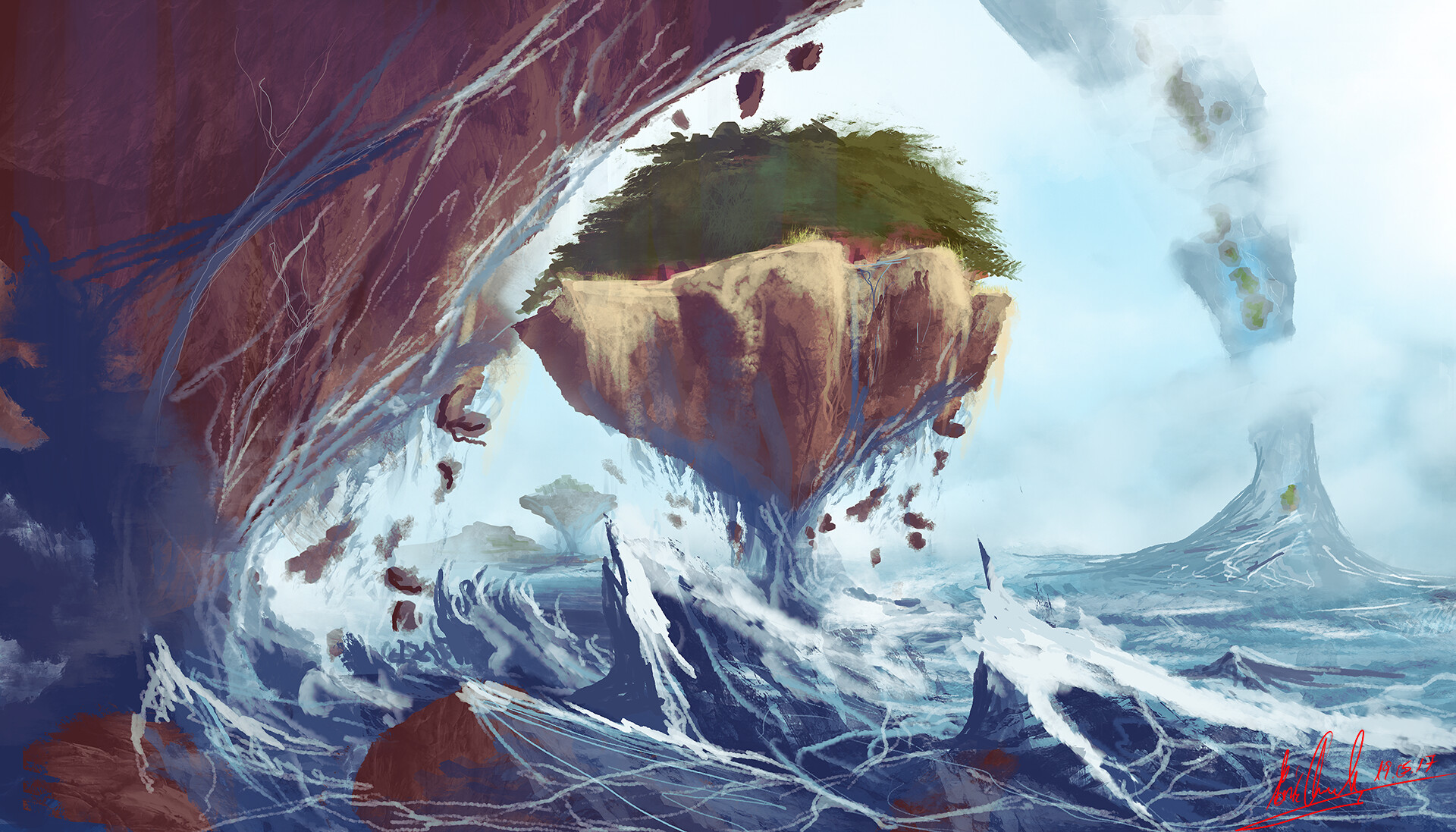 ArtStation - Flying_Island