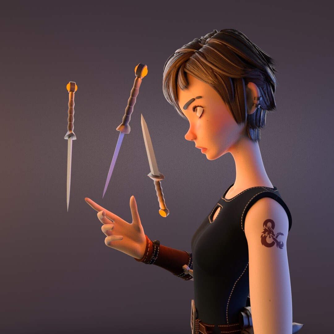 ArtStation - Zora - 3D Character Animated