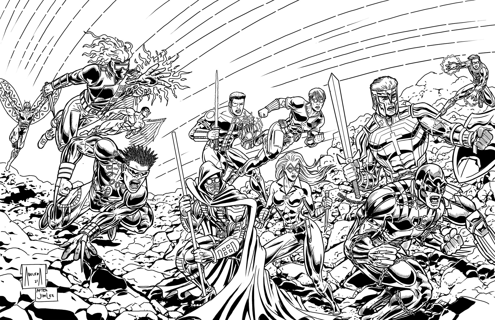 ArtStation - tribulation force homage cover