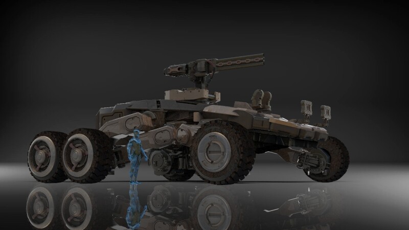 ArtStation - HR6X6 Scuttler transport