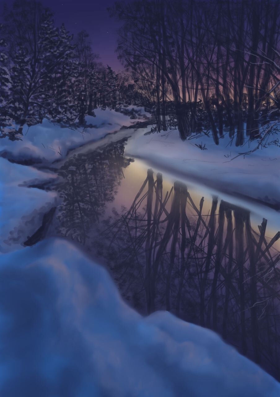 ArtStation - Winter freeze
