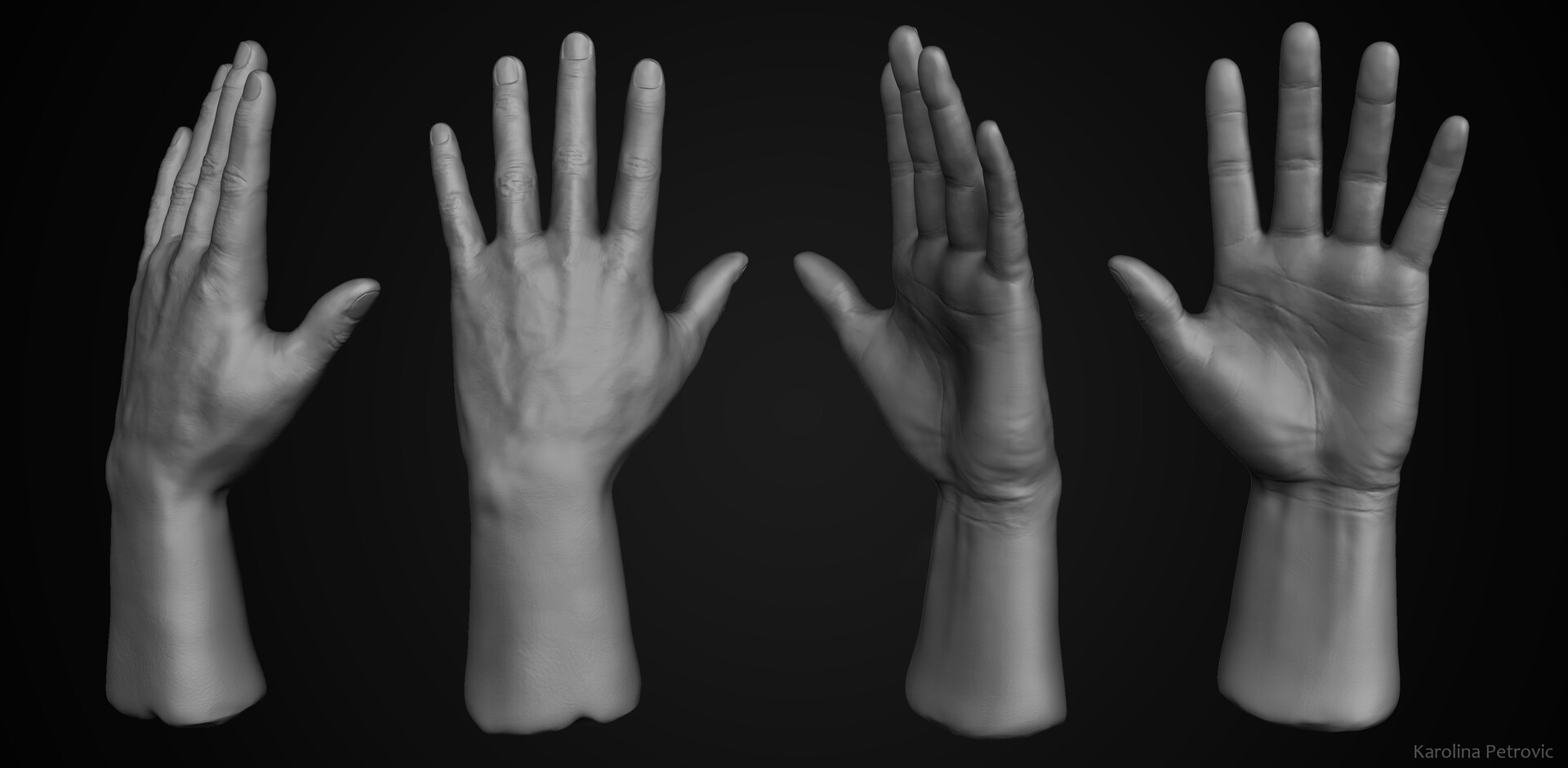 ArtStation - Hand Study Sculpt