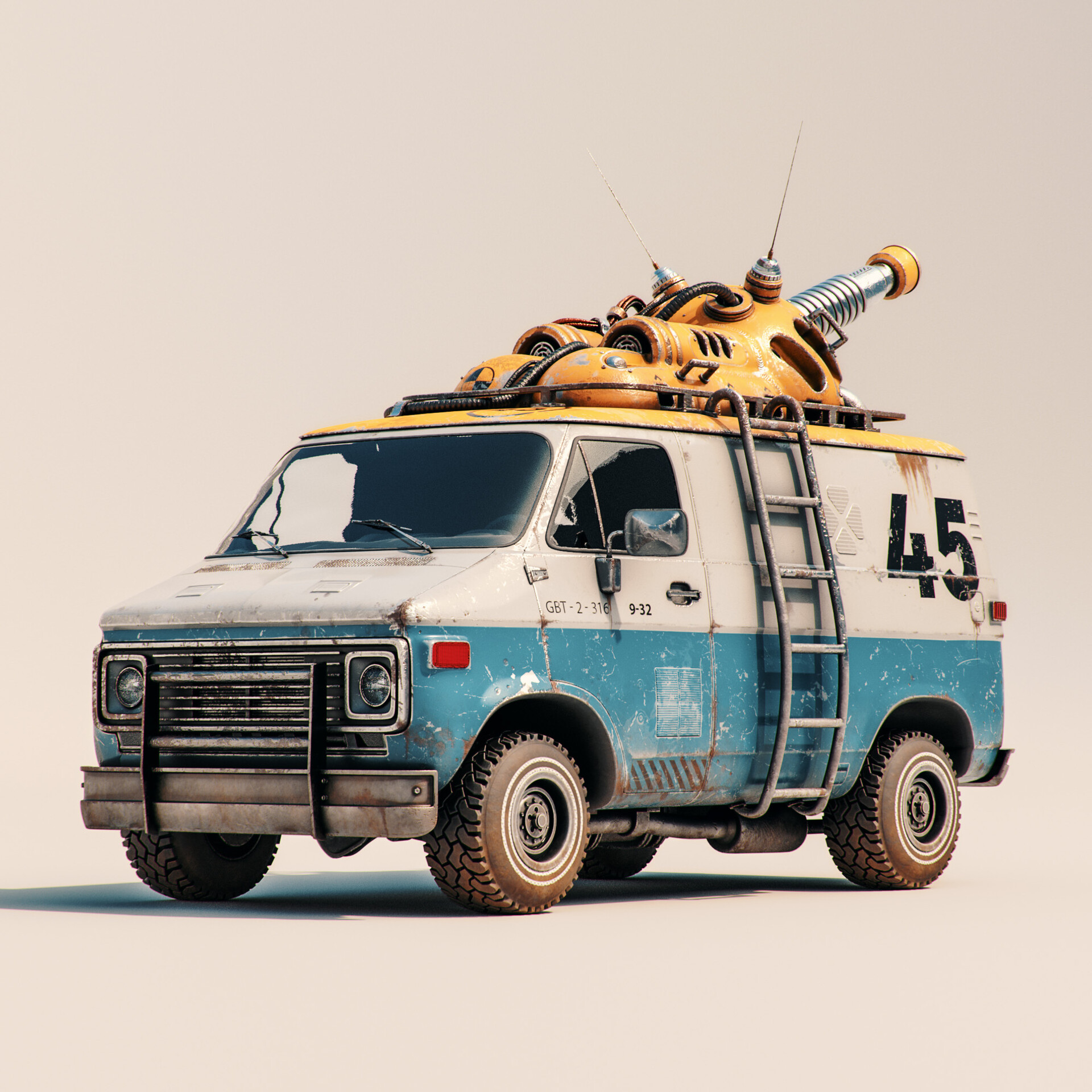 ArtStation - Scifi van concept